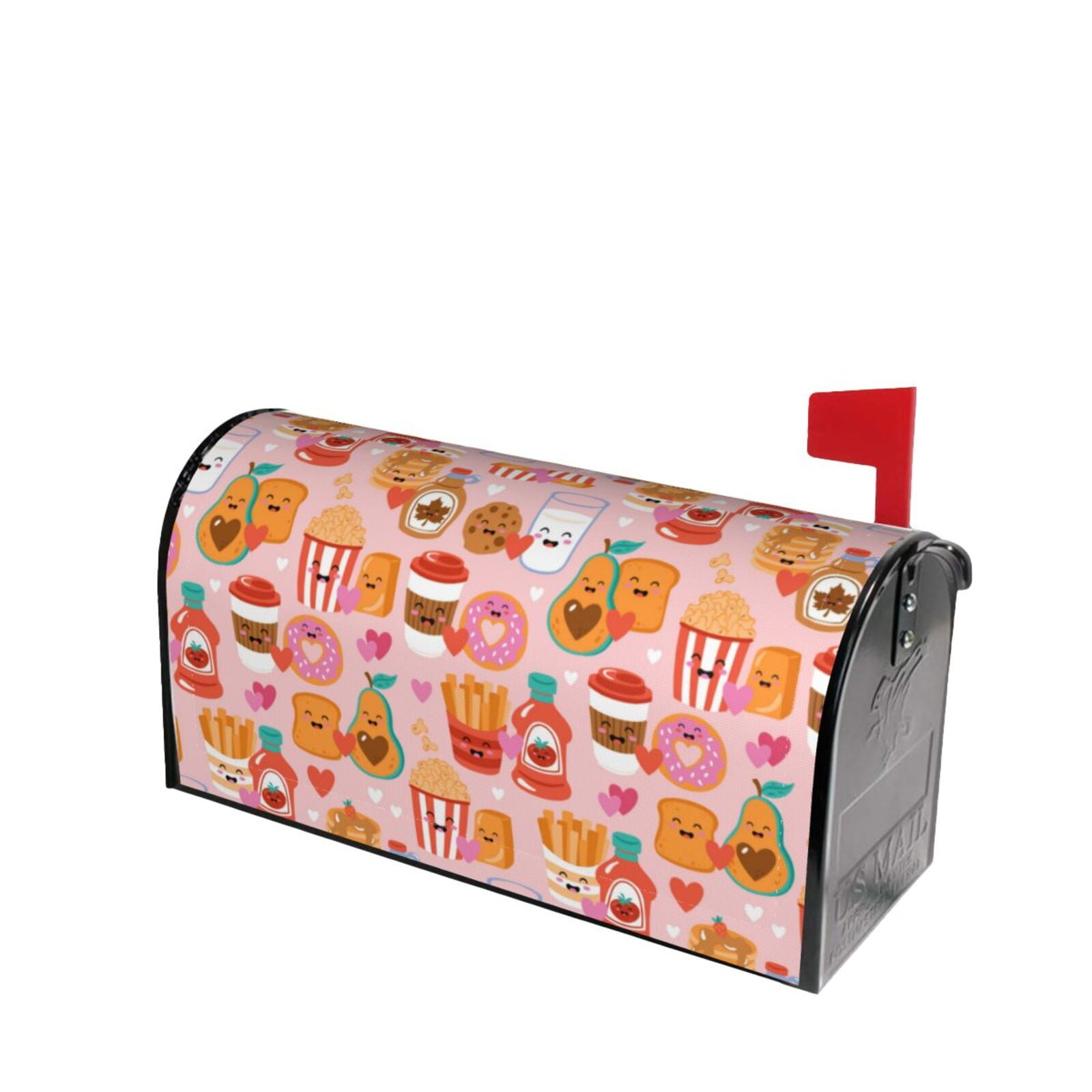 Fotbe Funny Food Mailbox Covers Post Letter Box Cover Garden Decor ...