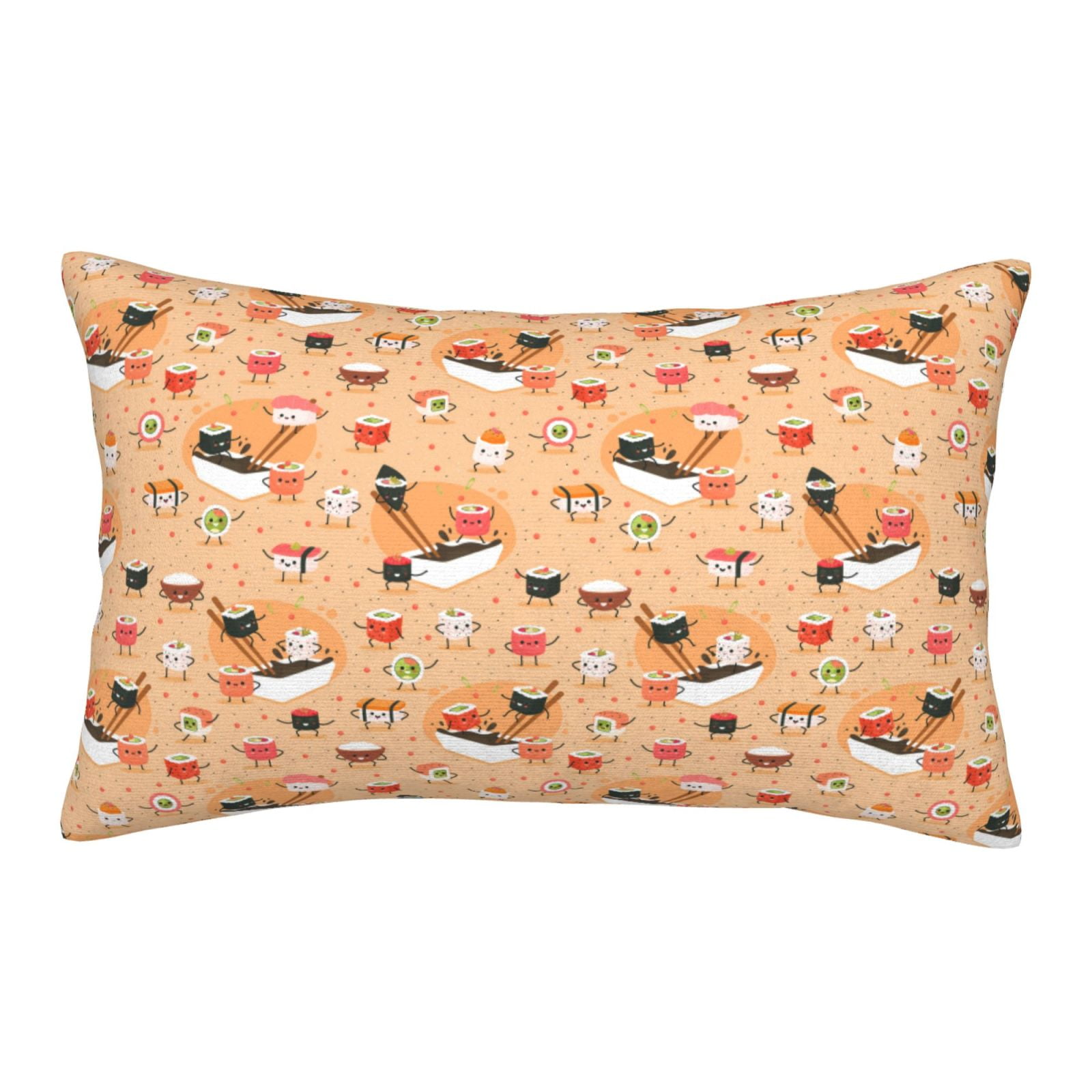 Fotbe Funny Sushi Pillow Cases - Envelope Closure - Luxury, Extra Soft ...
