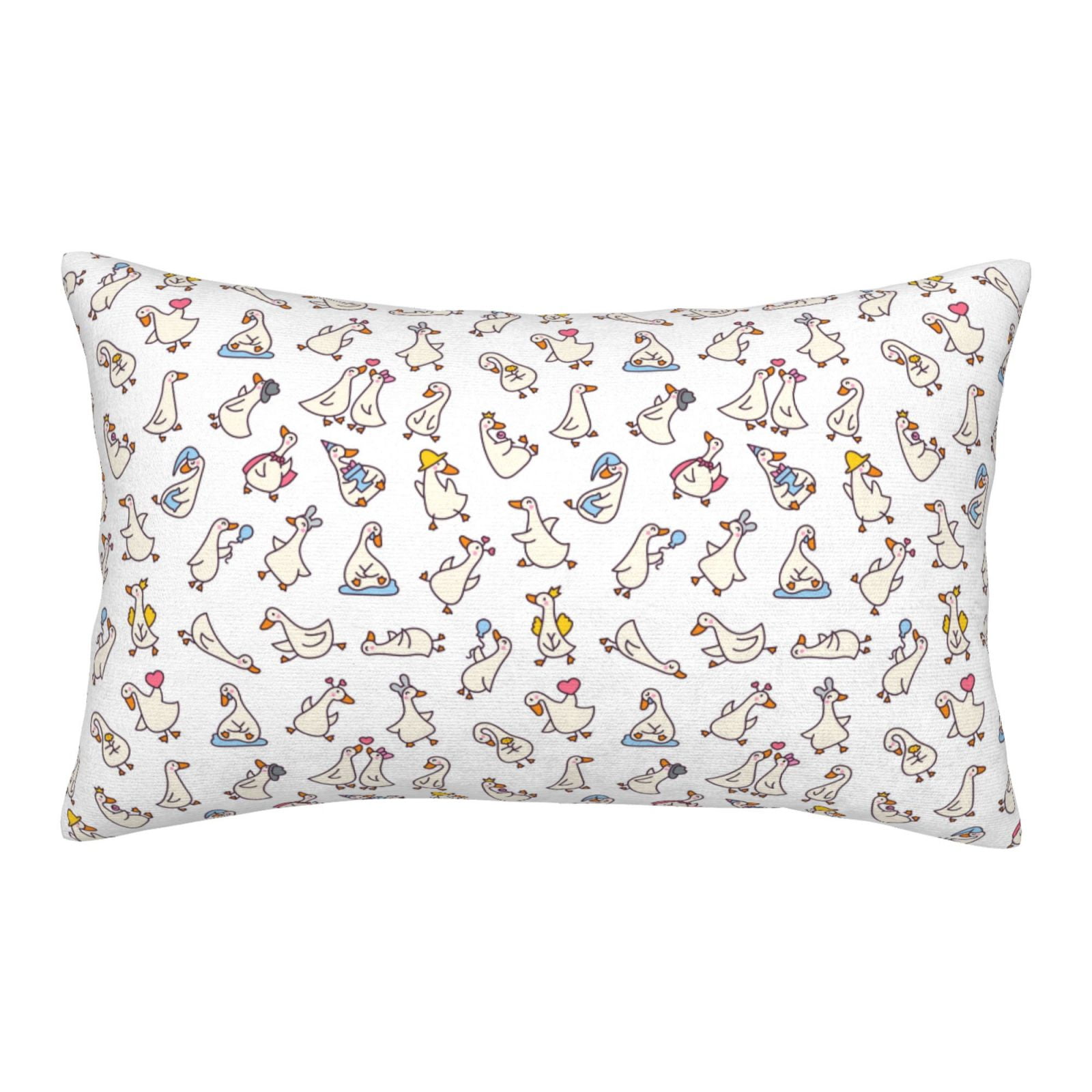 Fotbe Funny goose birds Pattern Pillow Cases - Envelope Closure ...