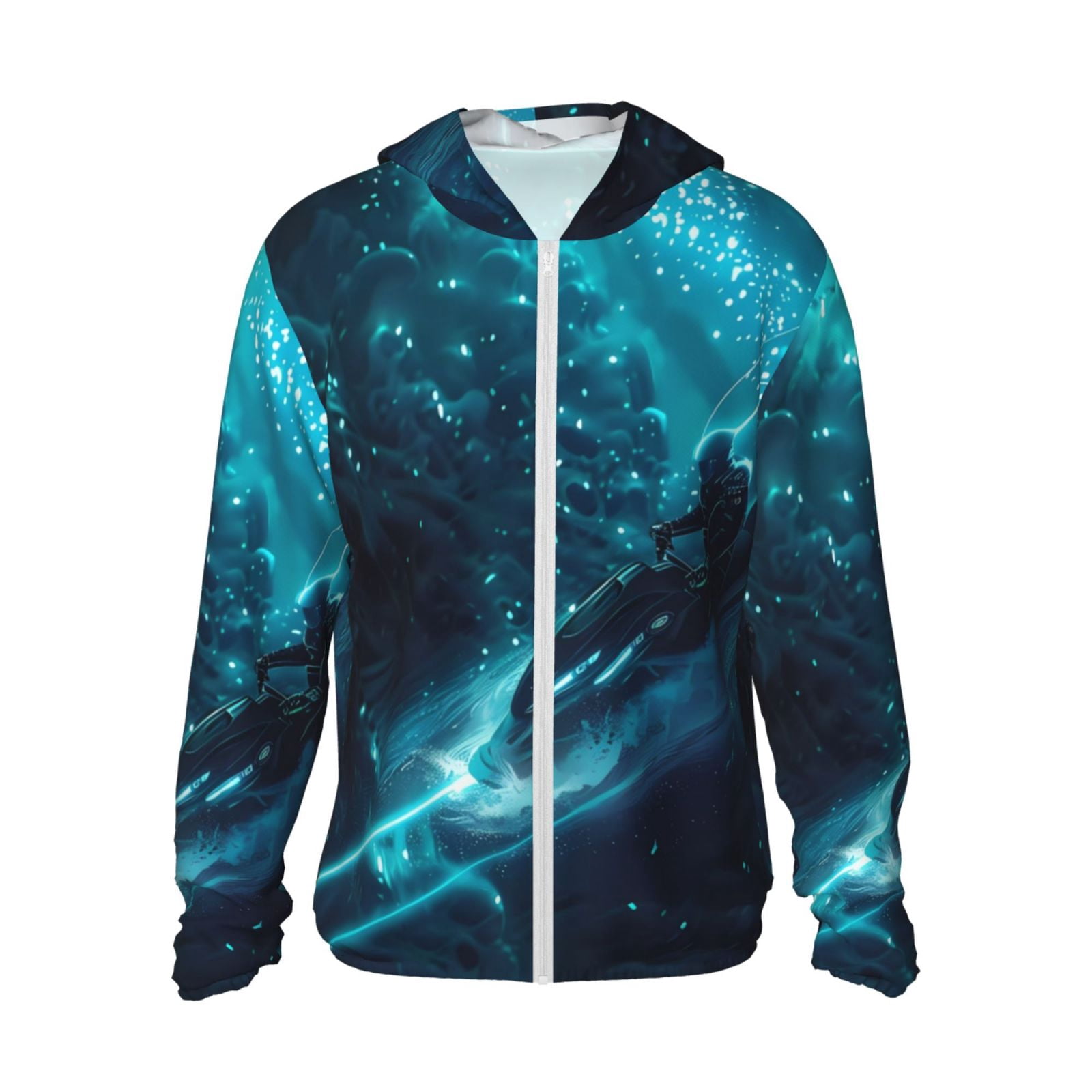 Fotbe Futuristic Jet Ski Adventure Men's Women's UPF 50+ Sun Protection ...