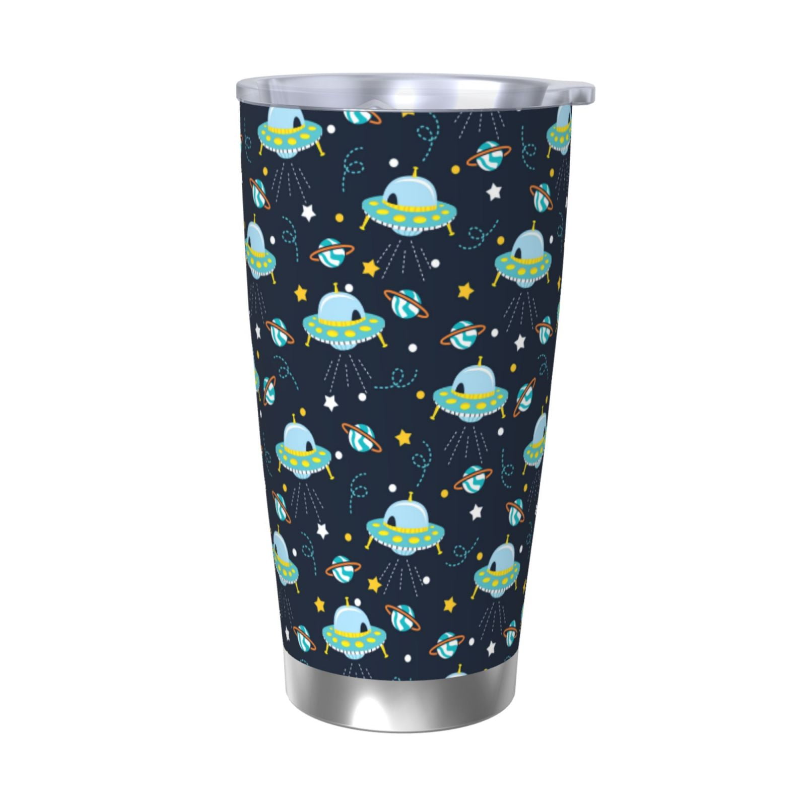 Fotbe Galaxy With Ufo Pattern 20 oz Tumbler Stainless Steel Vacuum ...
