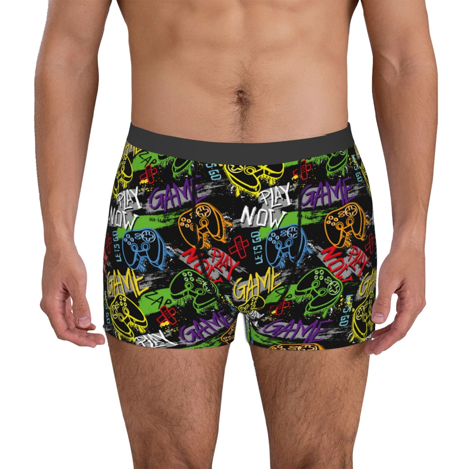 Fotbe Game Joysticks Men’s Total Support Pouch Boxer Briefs, X-Temp ...