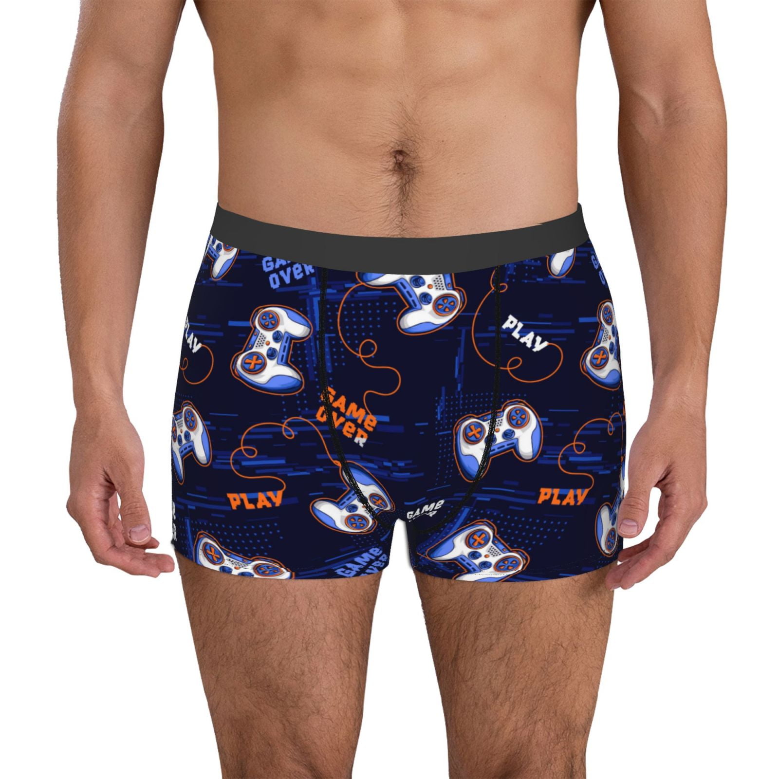 Fotbe Game Pads Men’s Total Support Pouch Boxer Briefs, X-Temp Cooling, Moisture-Wicking ...