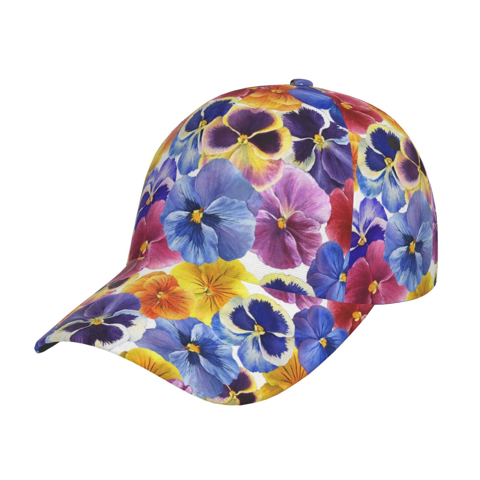 Fotbe The Garden Tricolor Pansy Flower Baseball Cap, The Garden ...