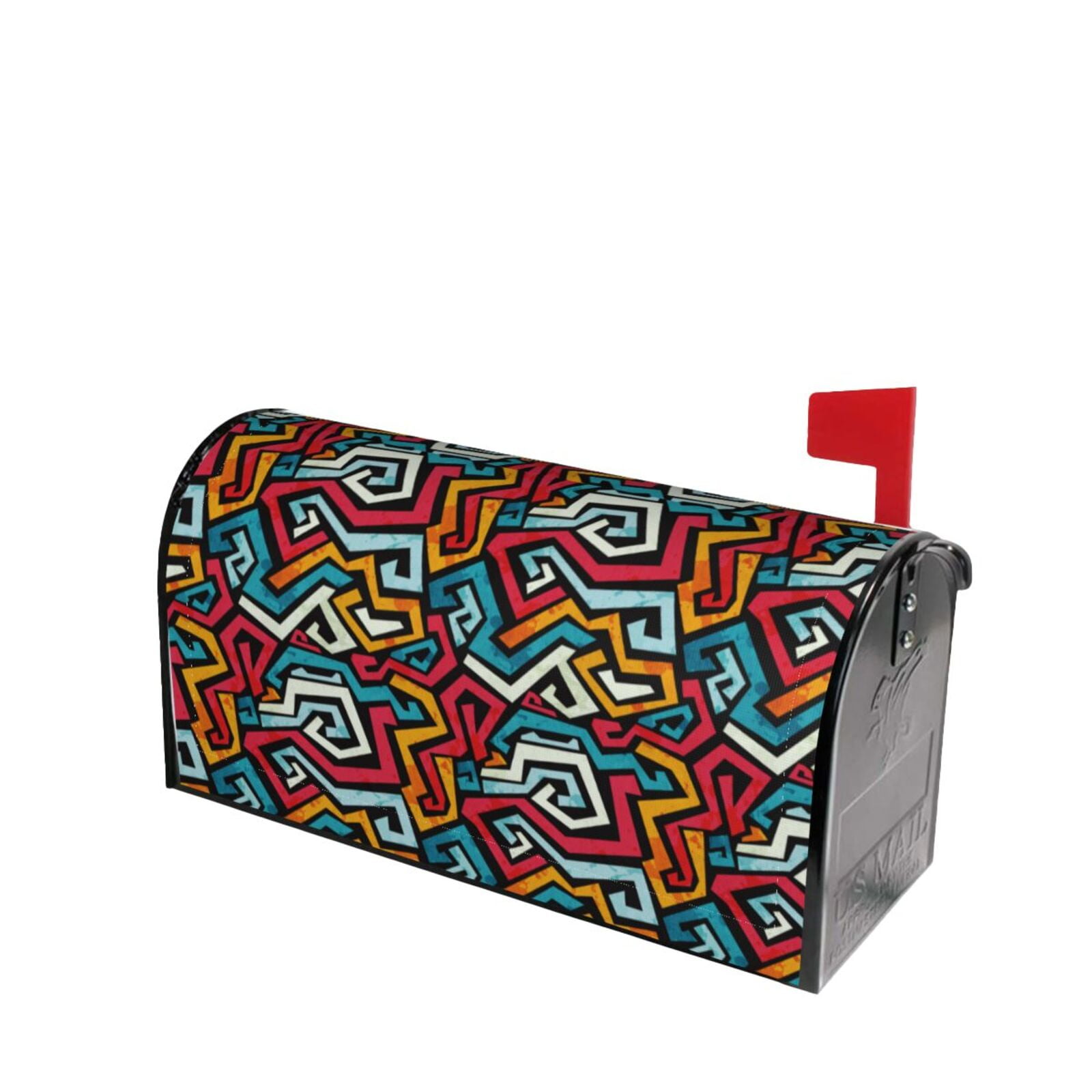 Fotbe Geometry Mailbox Covers Post Letter Box Cover Garden Decor ...