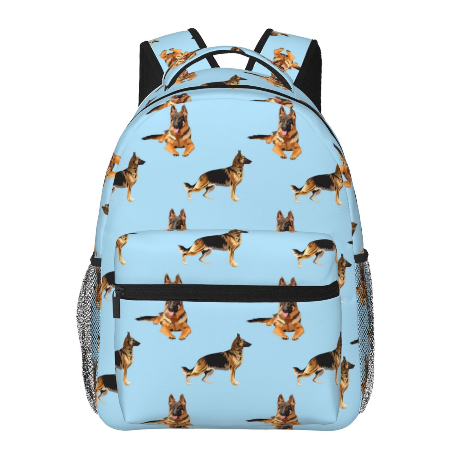 Fotbe German Shepherd Dog Pattern Casual Backpack for School, Travel ...