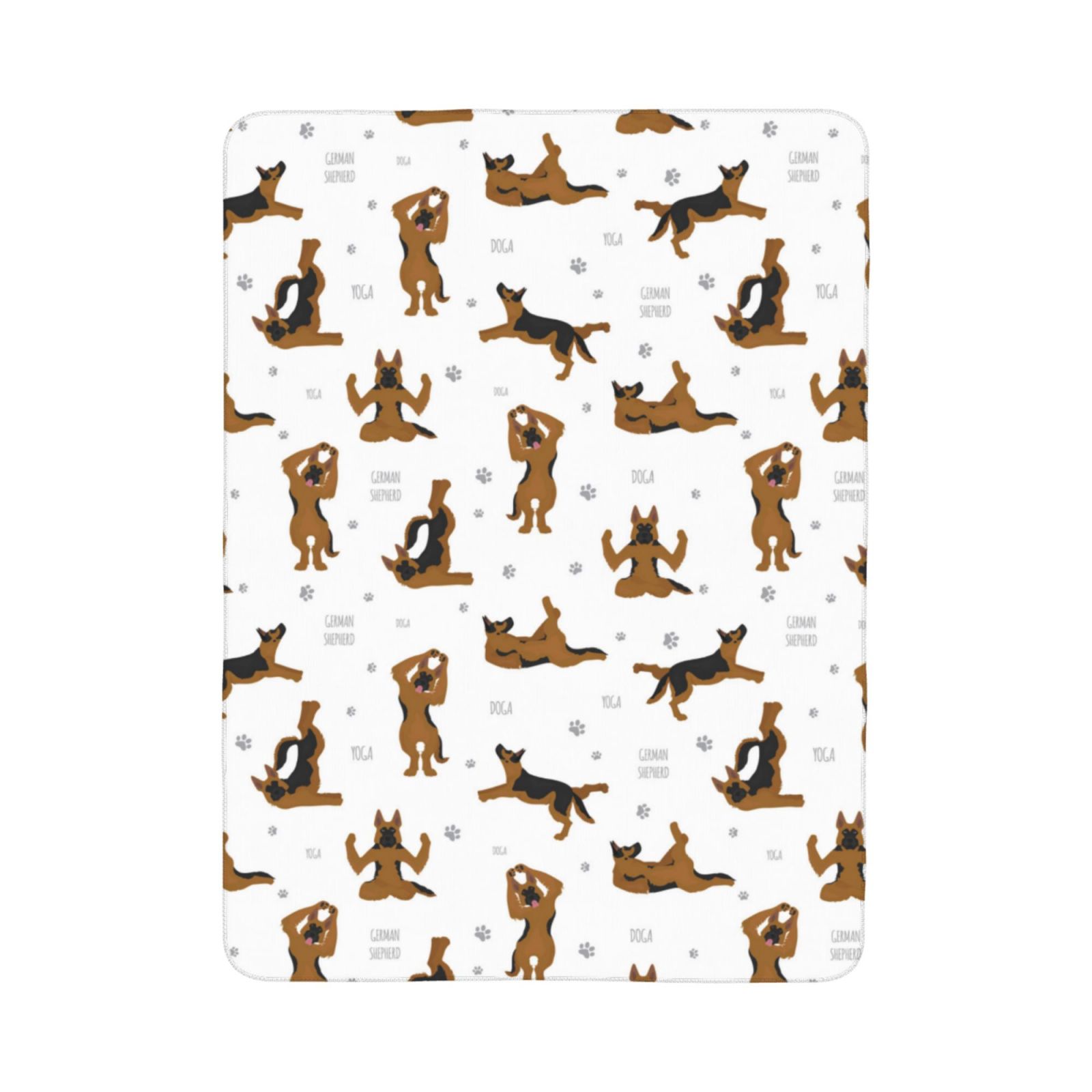 Fotbe German Shepherd Dog Pattern Portable Diaper Changing Pad ...