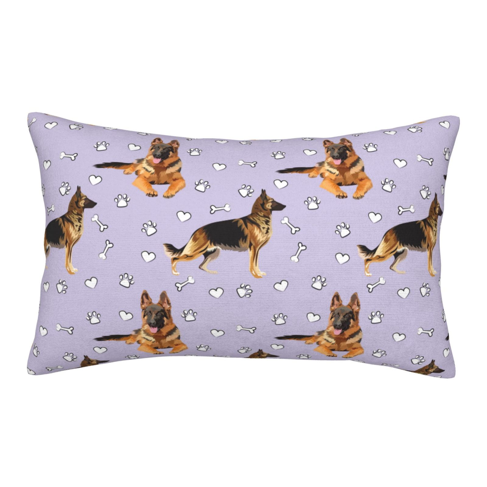 Fotbe German Shepherd Dog Pillow Cases - Envelope Closure - Luxury ...