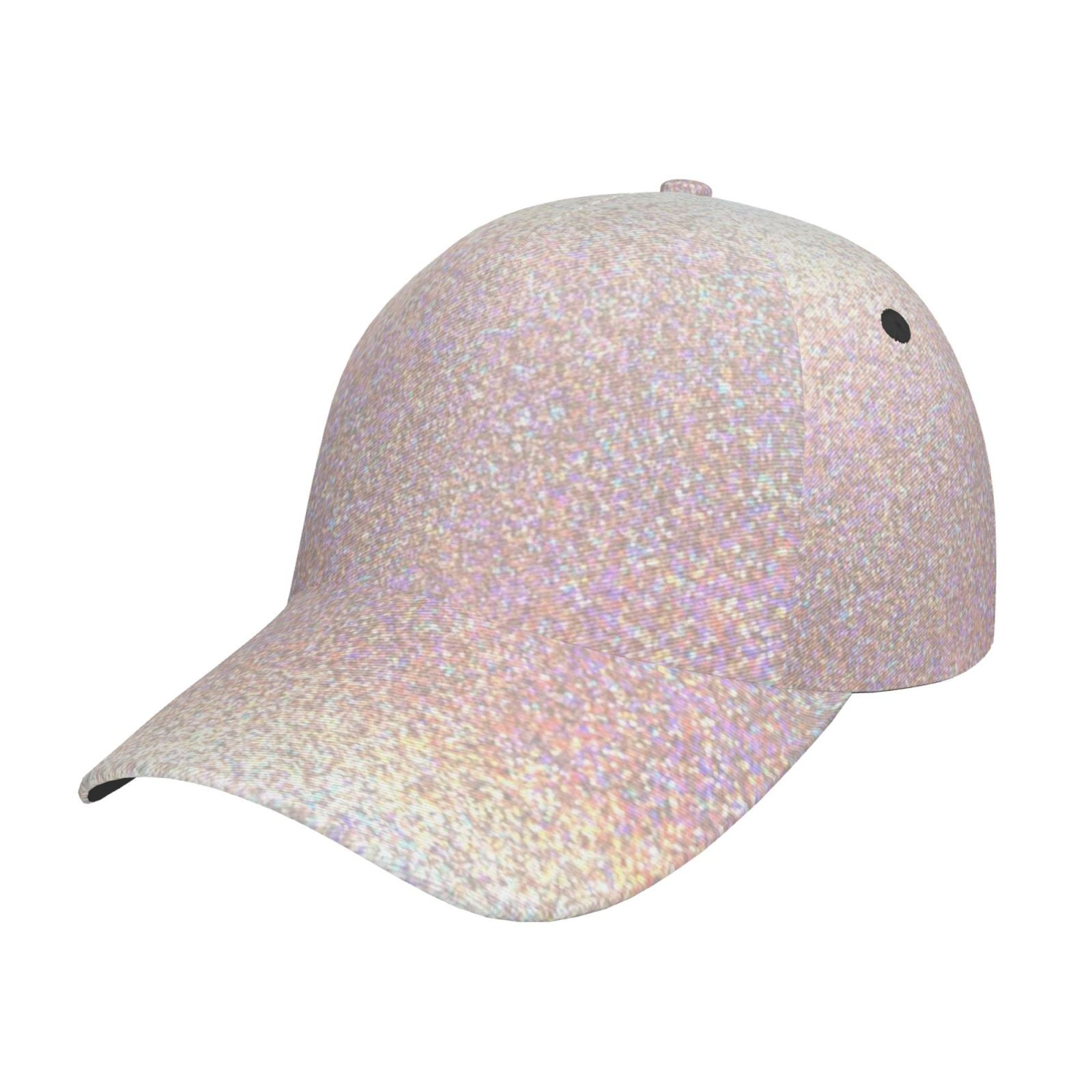 Fotbe Glitter Light Pearl Baseball Cap, Glitter Light Pearl Print Dad ...