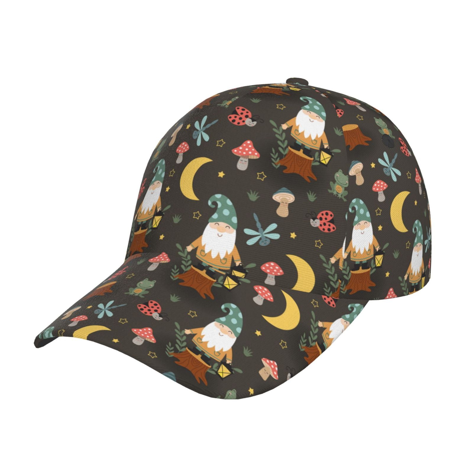 Fotbe Gnome Insect Frog Baseball Cap, Gnome Insect Frog Print Dad Hat ...