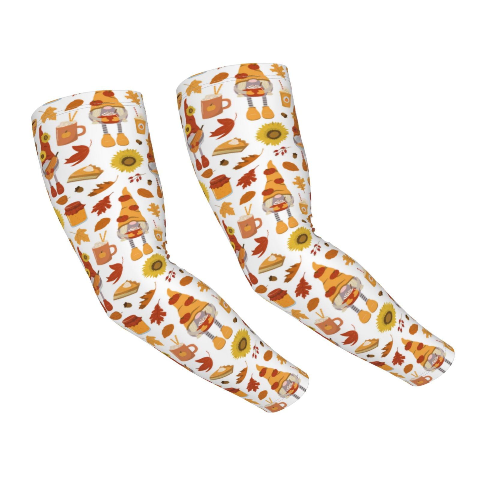 Fotbe Gnomes Autumn Harvest UV Sun Protection Arm Sleeves - Tattoo ...
