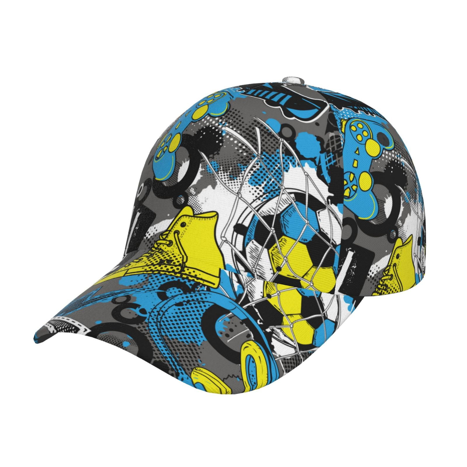 Fotbe Goal Time Baseball Cap, Goal Time Print Dad Hat,Outdoor Hat ...