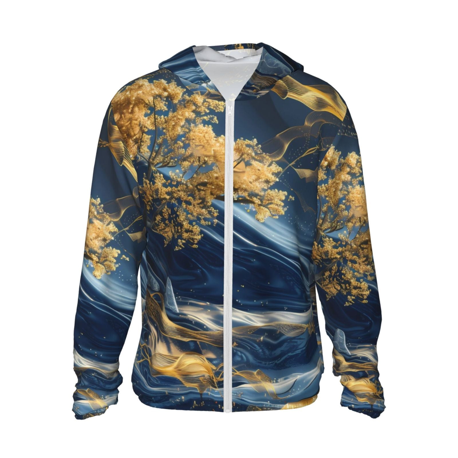 Fotbe Golden Fantasy Landscape Men's Women's UPF 50+ Sun Protection ...