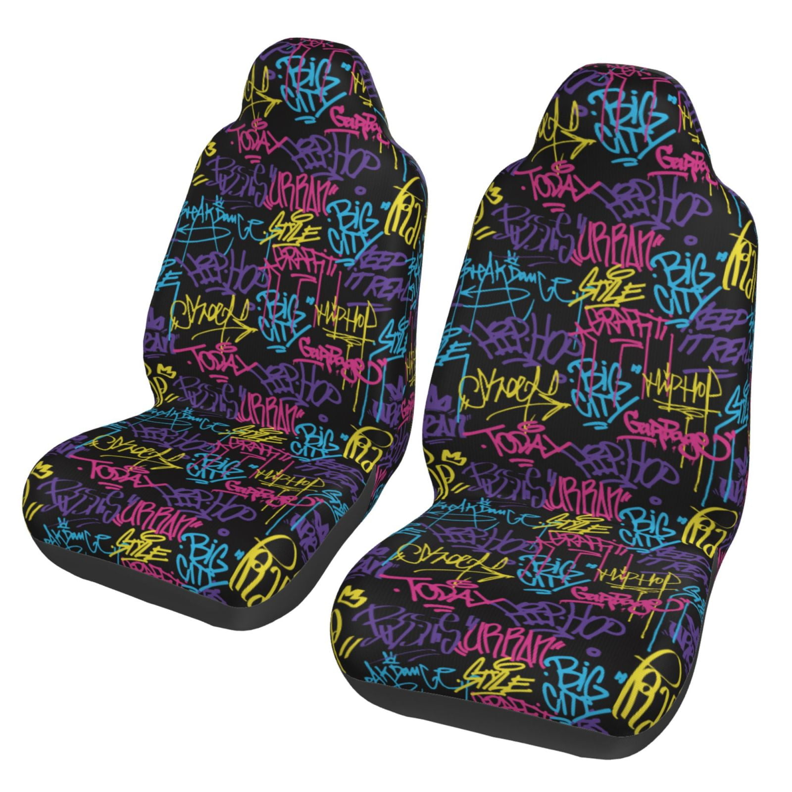 Fotbe Graffiti Art Pattern Automotive Seat Covers for Cars Trucks and ...