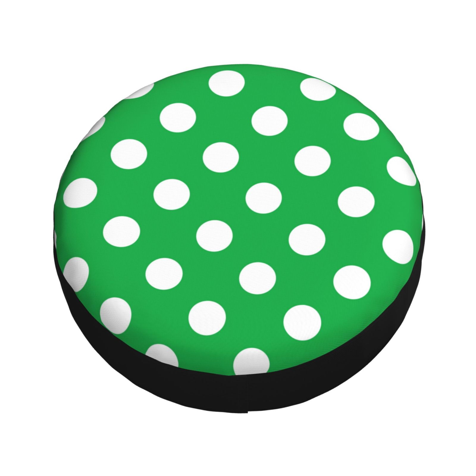 Fotbe Green And White Polka Dot Spare Tire Cover Thickening Universal ...
