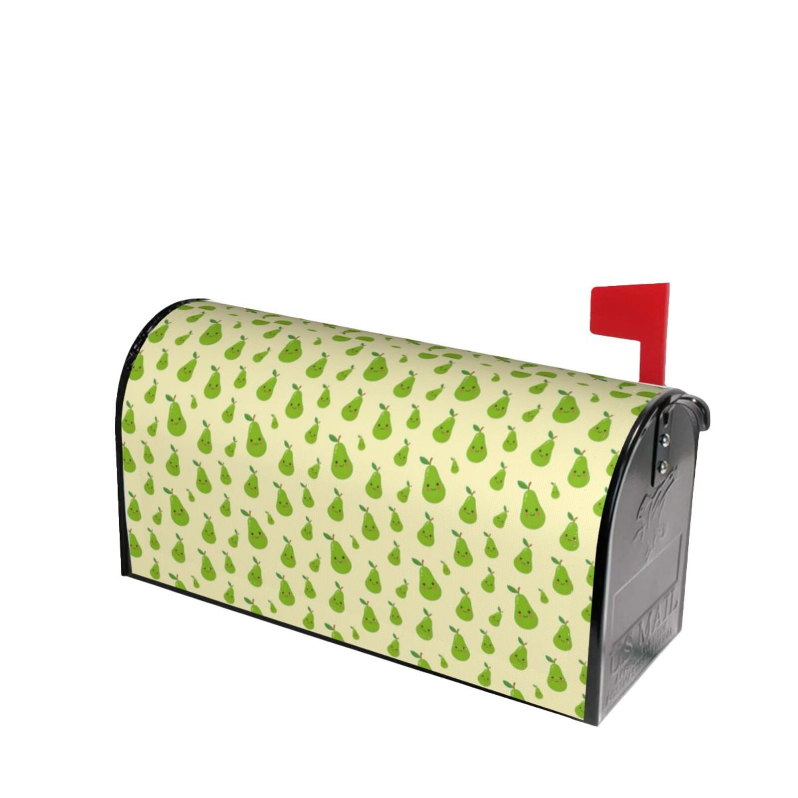 Fotbe Green Pears1 Mailbox Covers Post Letter Box Cover Garden Decor ...