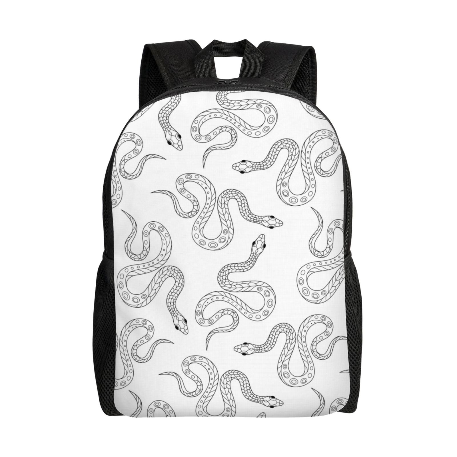 Fotbe Hand Drawn Snake Travel Laptop Backpack, Business Slim Sturdy ...