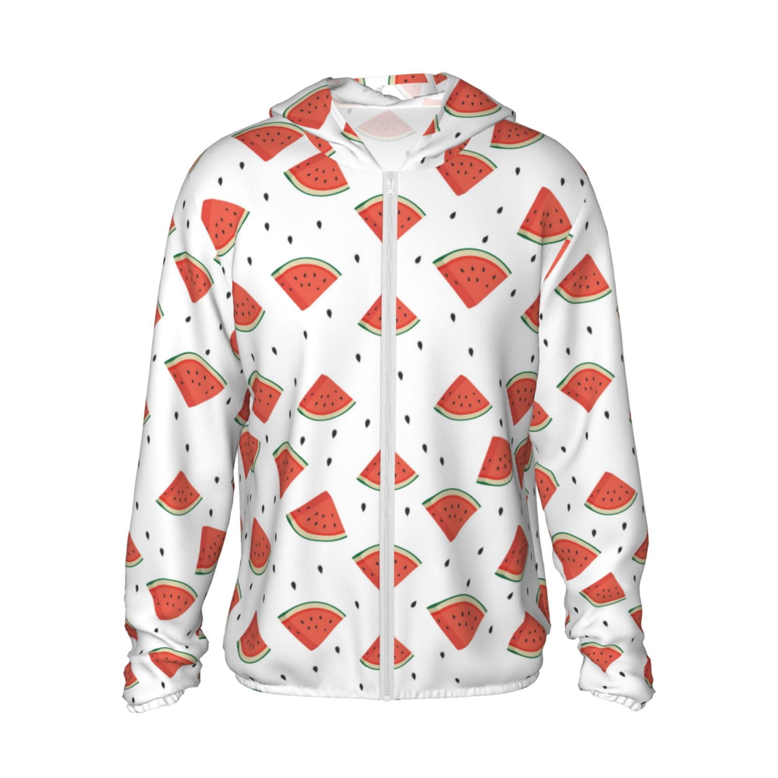 Fotbe Hand Drawn Watermelon Men's Women's UPF 50+ Sun Protection Jacket ...