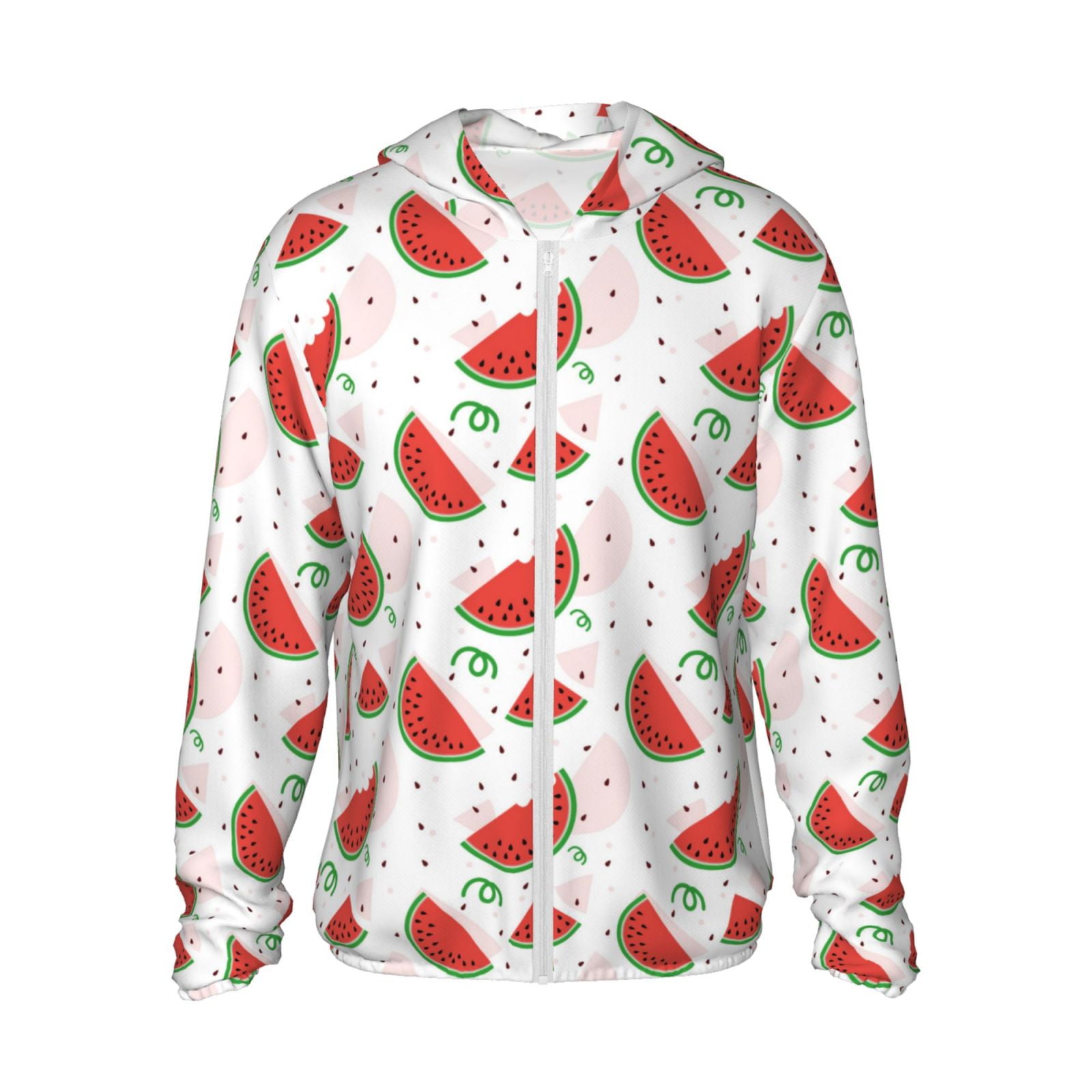 Fotbe Hand Drawn Watermelon Men's Women's UPF 50+ Sun Protection Jacket ...