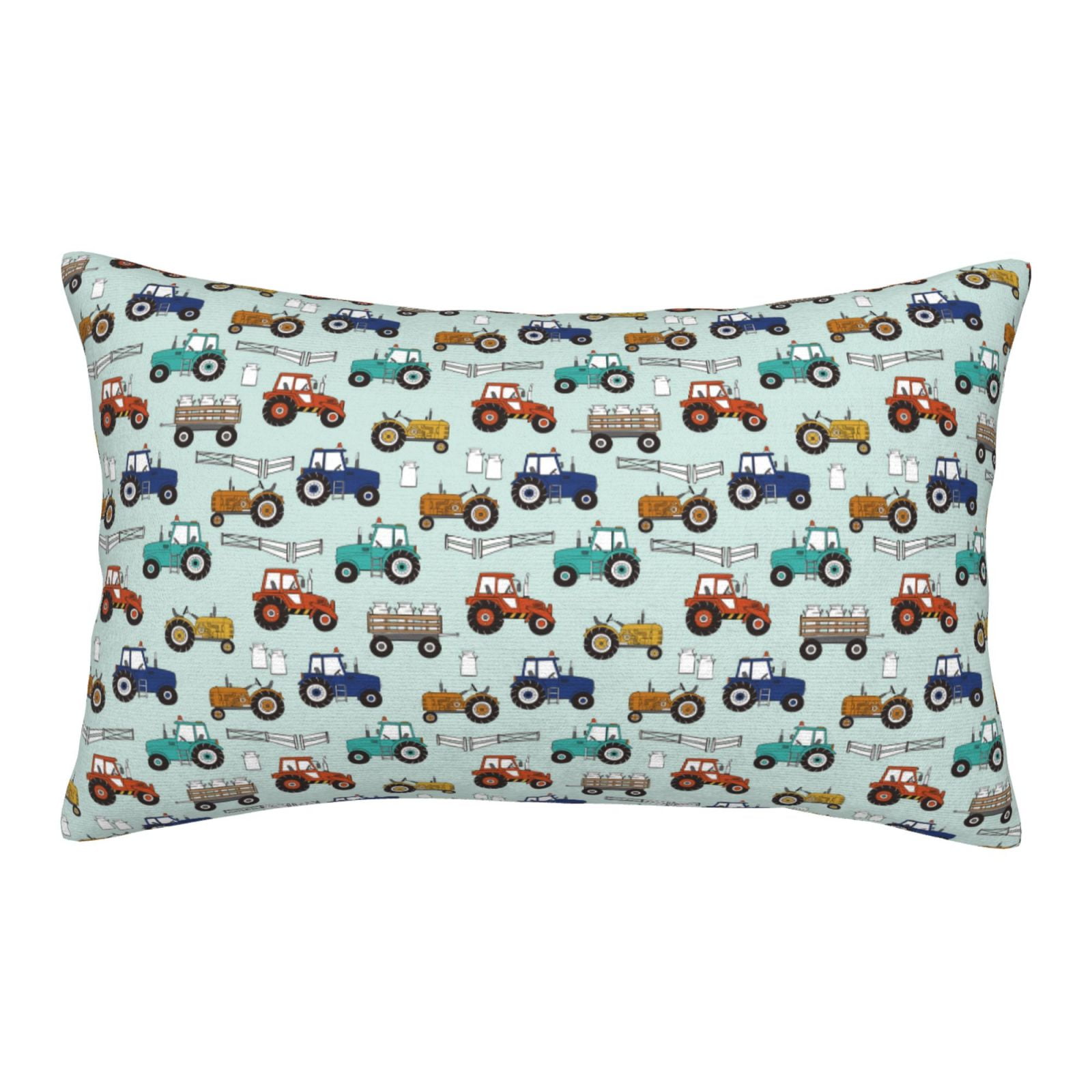 Fotbe Hand drawn tractors Pattern Pillow Cases - Envelope Closure ...