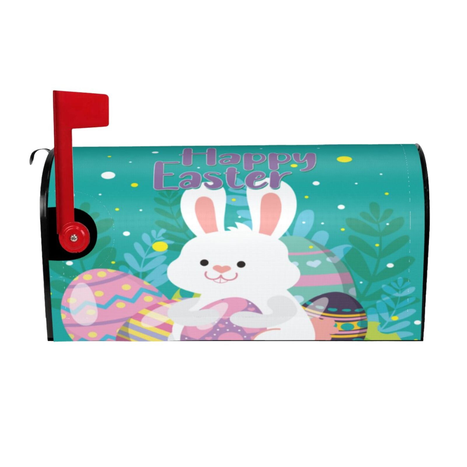 Fotbe Happy easter Mailbox Covers Post Letter Box Cover Garden Decor ...