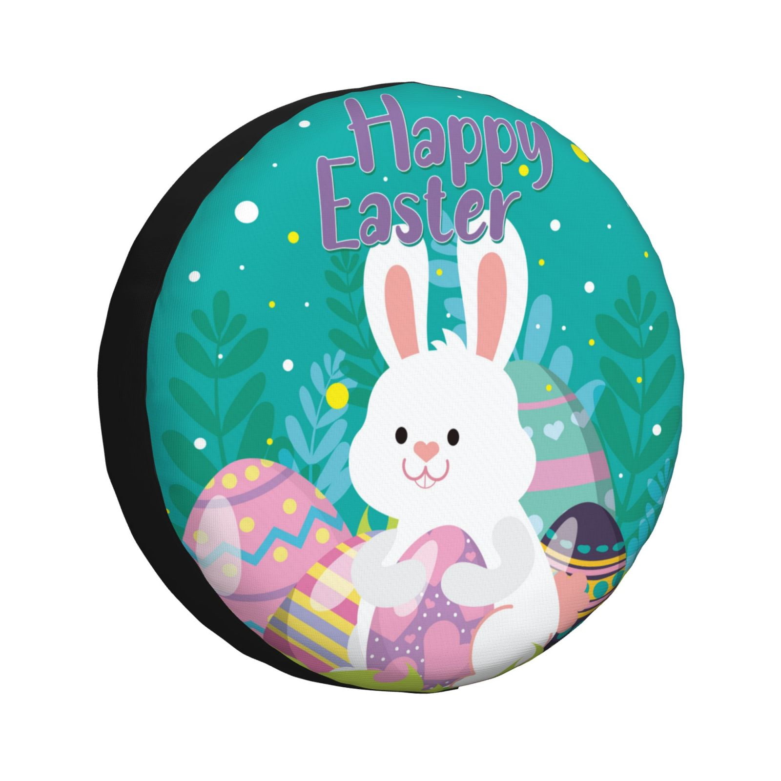 Fotbe Happy easter Pattern Spare Tire Cover Thickening Universal Fit ...