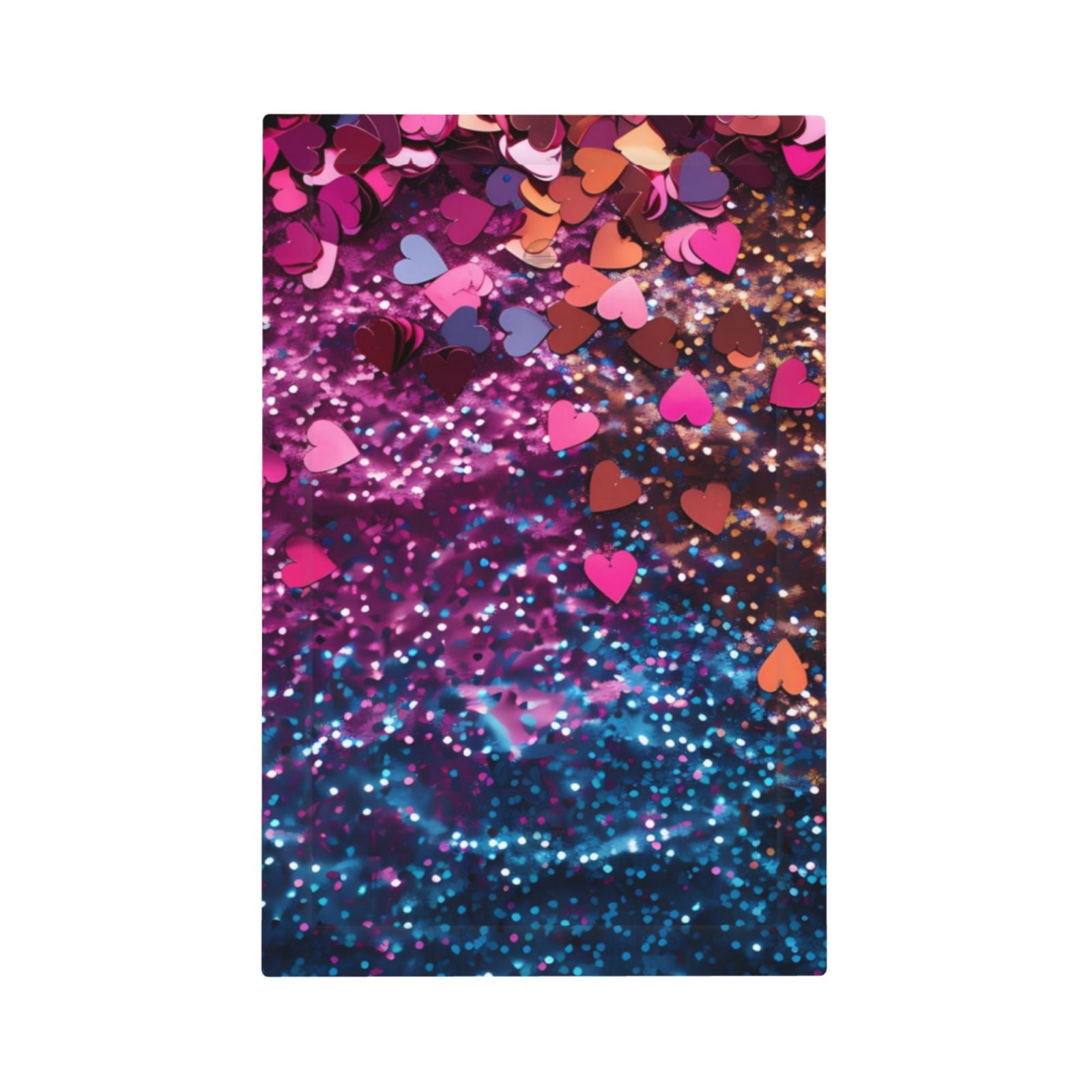 Fotbe Heart Confetti on Glitter Print Duplex Receptacle Wall Plate, 1 ...