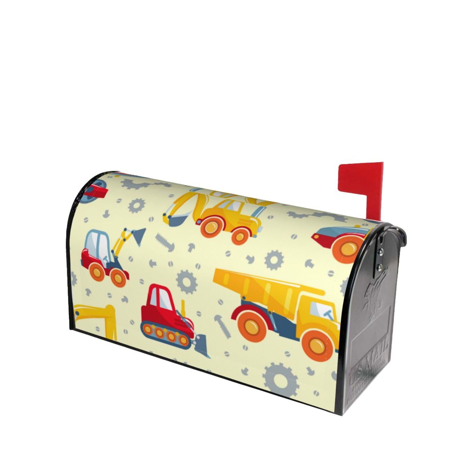 Fotbe Heavy Equipment Mailbox Covers Post Letter Box Cover Garden Decor ...