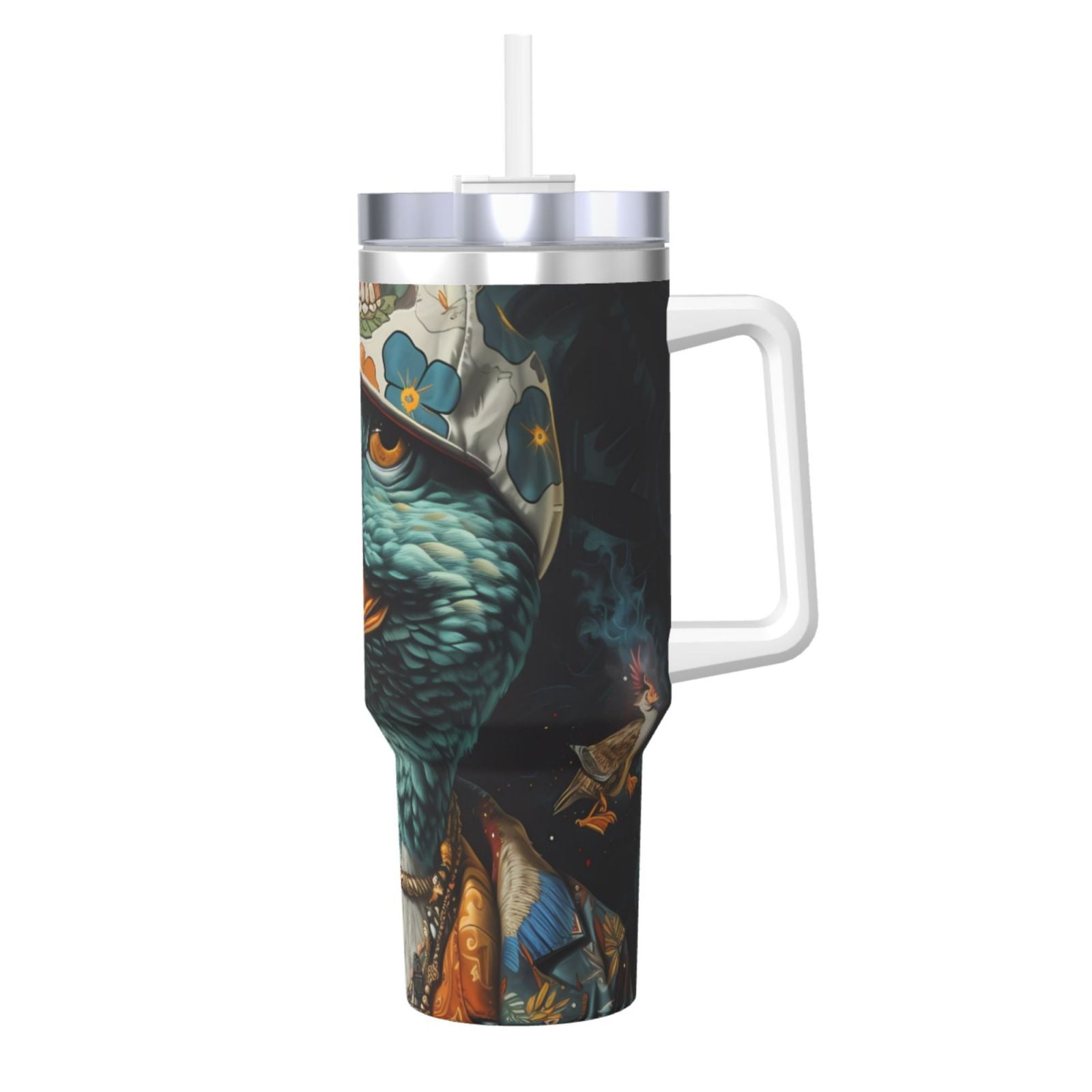Fotbe Hip-Hop Duck Pattern 40oz Ice Bully With Handle And Straw ...