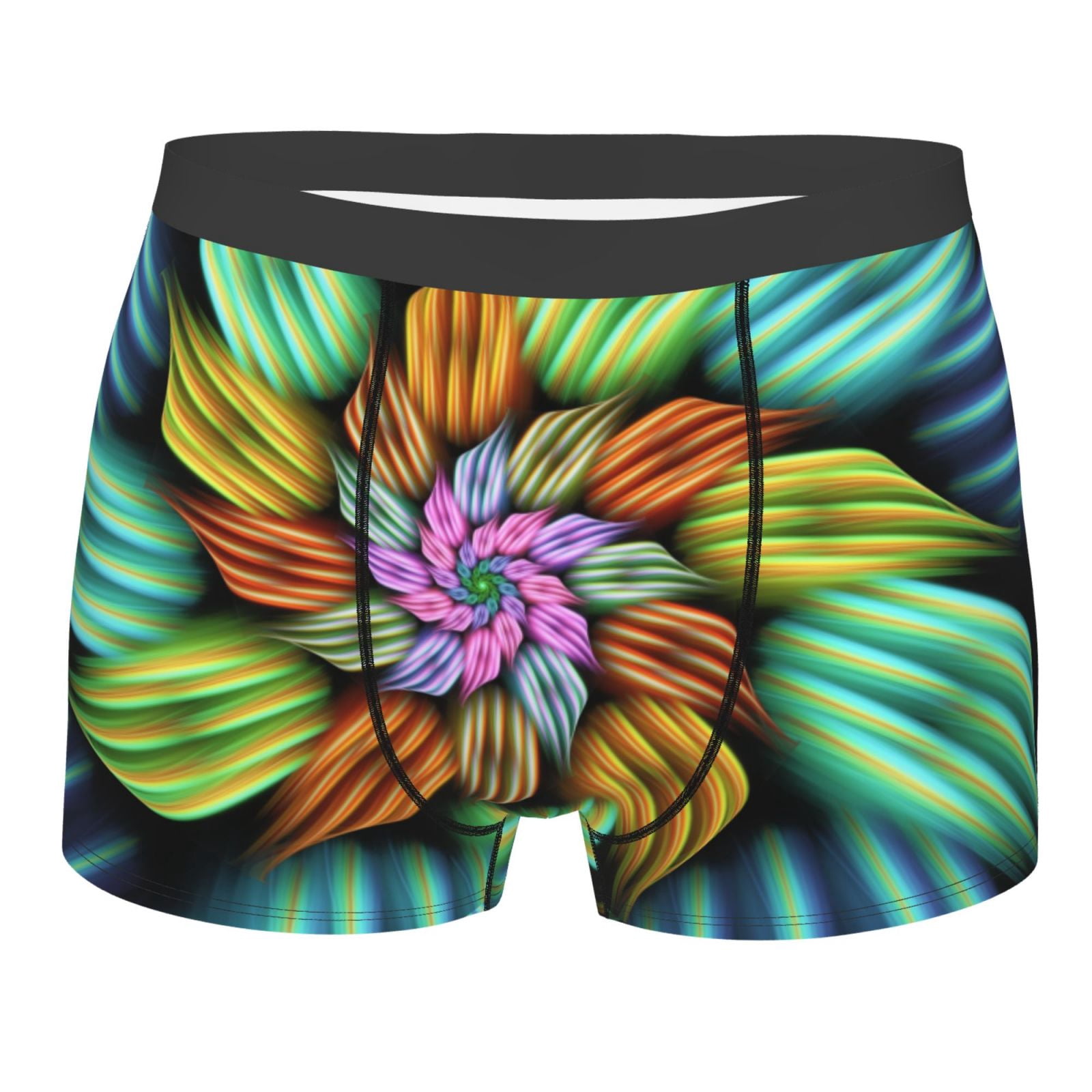 Fotbe Hippie Style Men’s Total Support Pouch Boxer Briefs, X-Temp ...