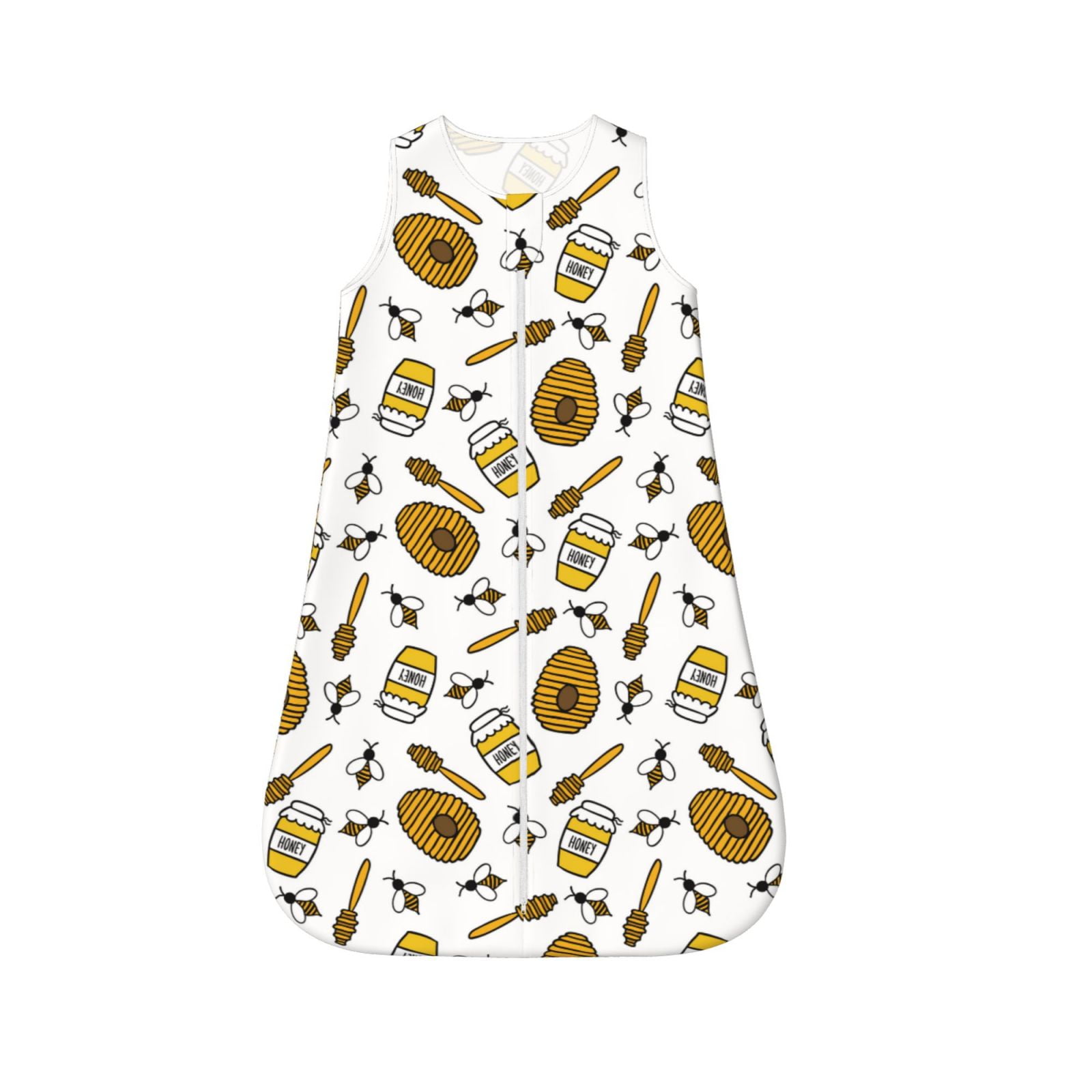 Fotbe Honey Pattern Sleep Sack - Baby Wearable Blanket with Zipper ...