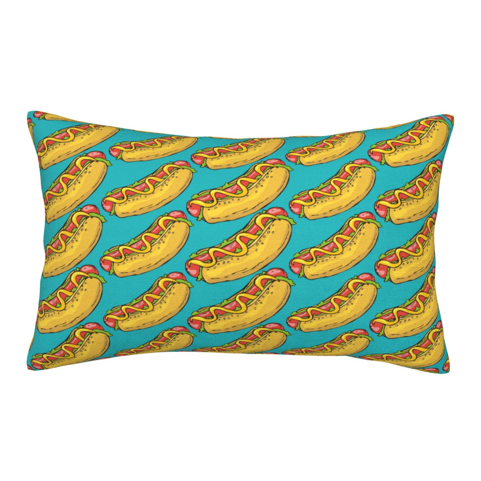 Fotbe Hot Dogs 8 Pillow Cases - Envelope Closure - Luxury, Extra Soft ...