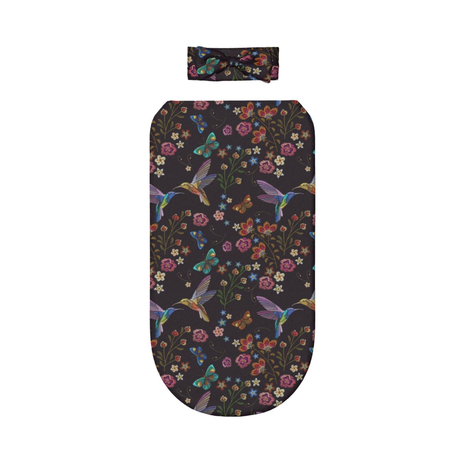 Fotbe Humming Bird And Tropical Flowers Pattern Baby Swaddle Sleep ...