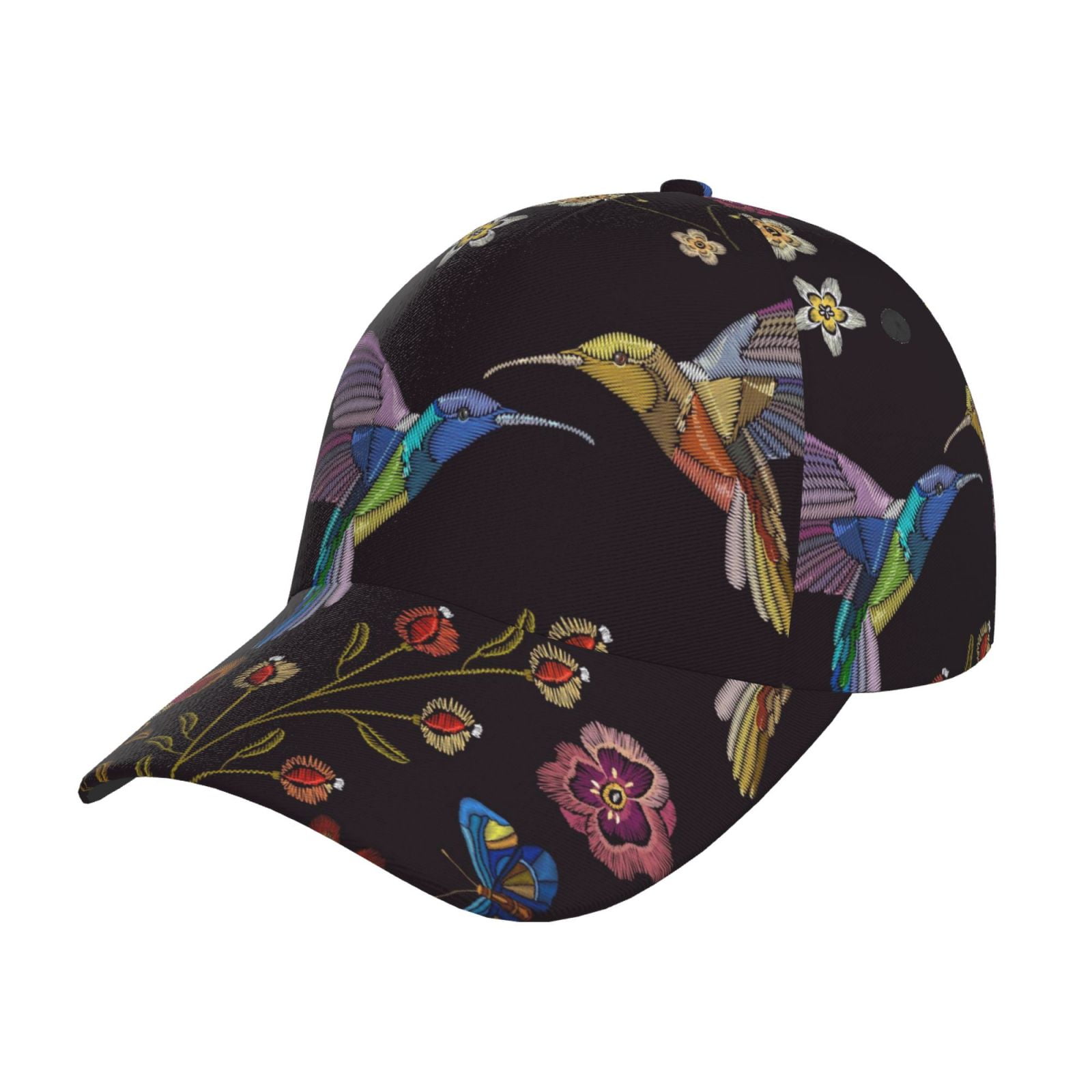 Fotbe Humming Bird Baseball Cap, Humming Bird Print Dad Hat,Outdoor Hat ...