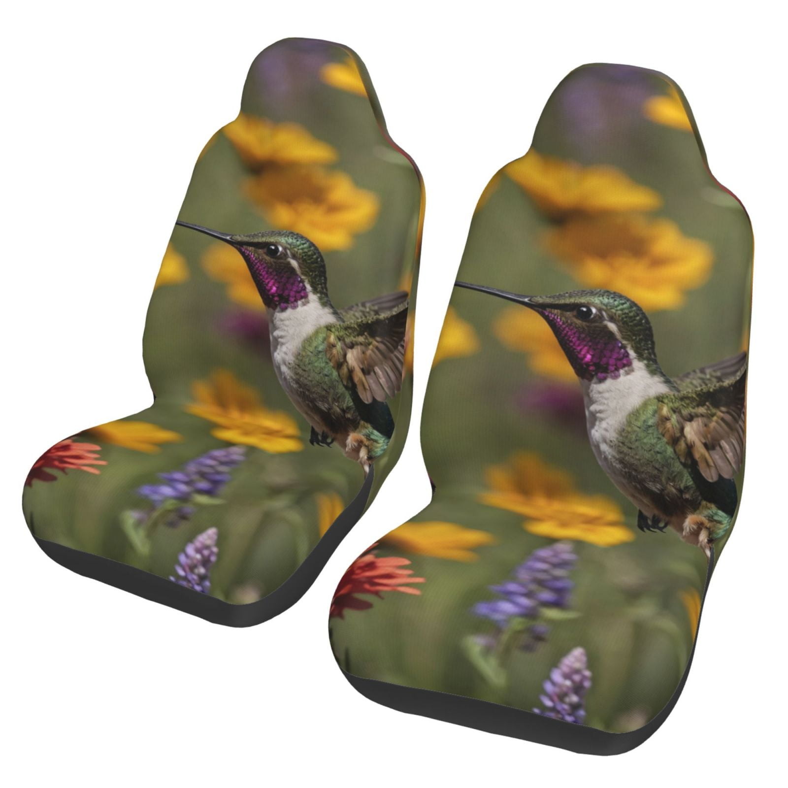 Fotbe Humming Bird Pattern Automotive Seat Covers for Cars Trucks and ...