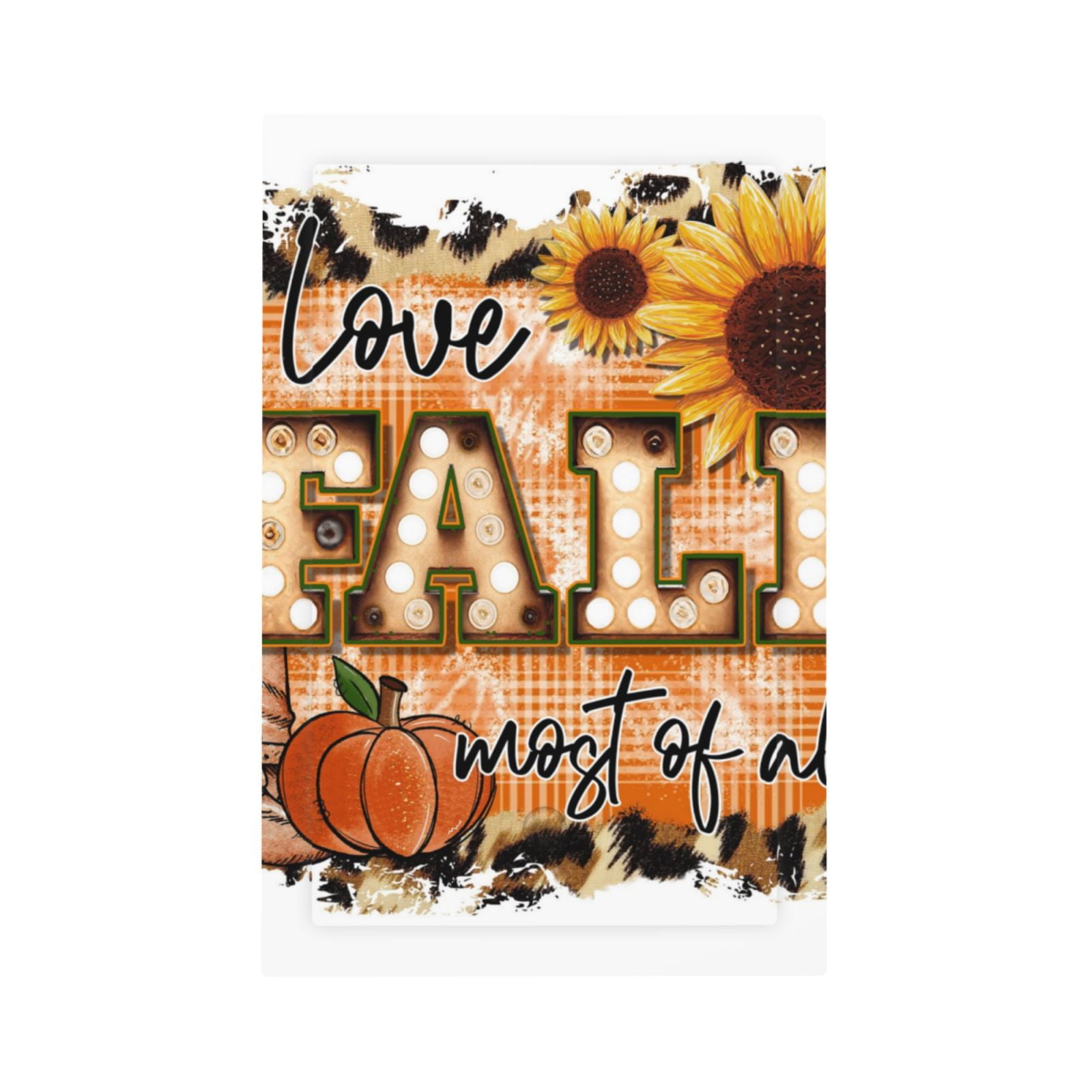 Fotbe I Love Fall Most Of All Print Duplex Receptacle Wall Plate, 1 ...