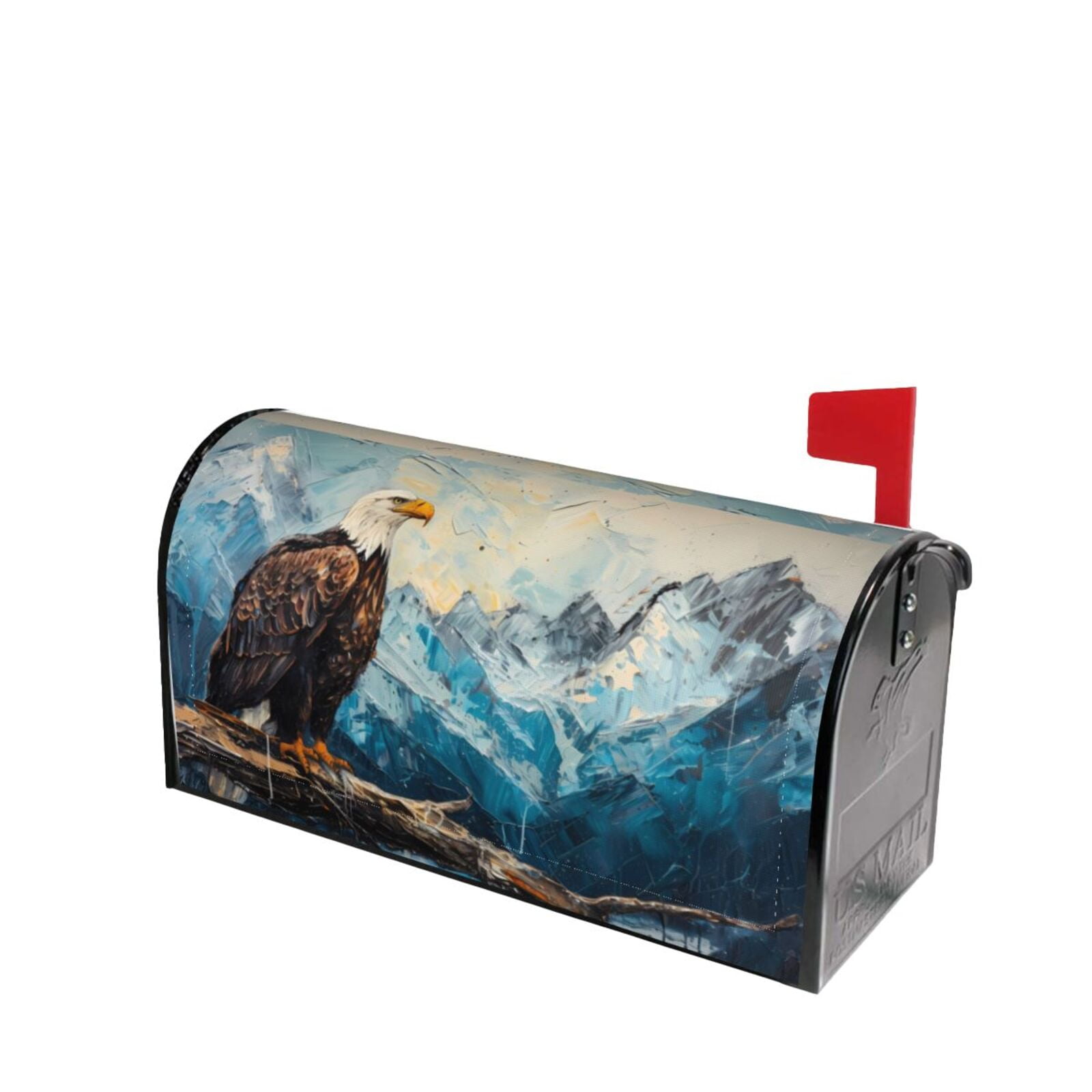 Fotbe Iceberg Bald Eagle Mailbox Covers Post Letter Box Cover Garden ...