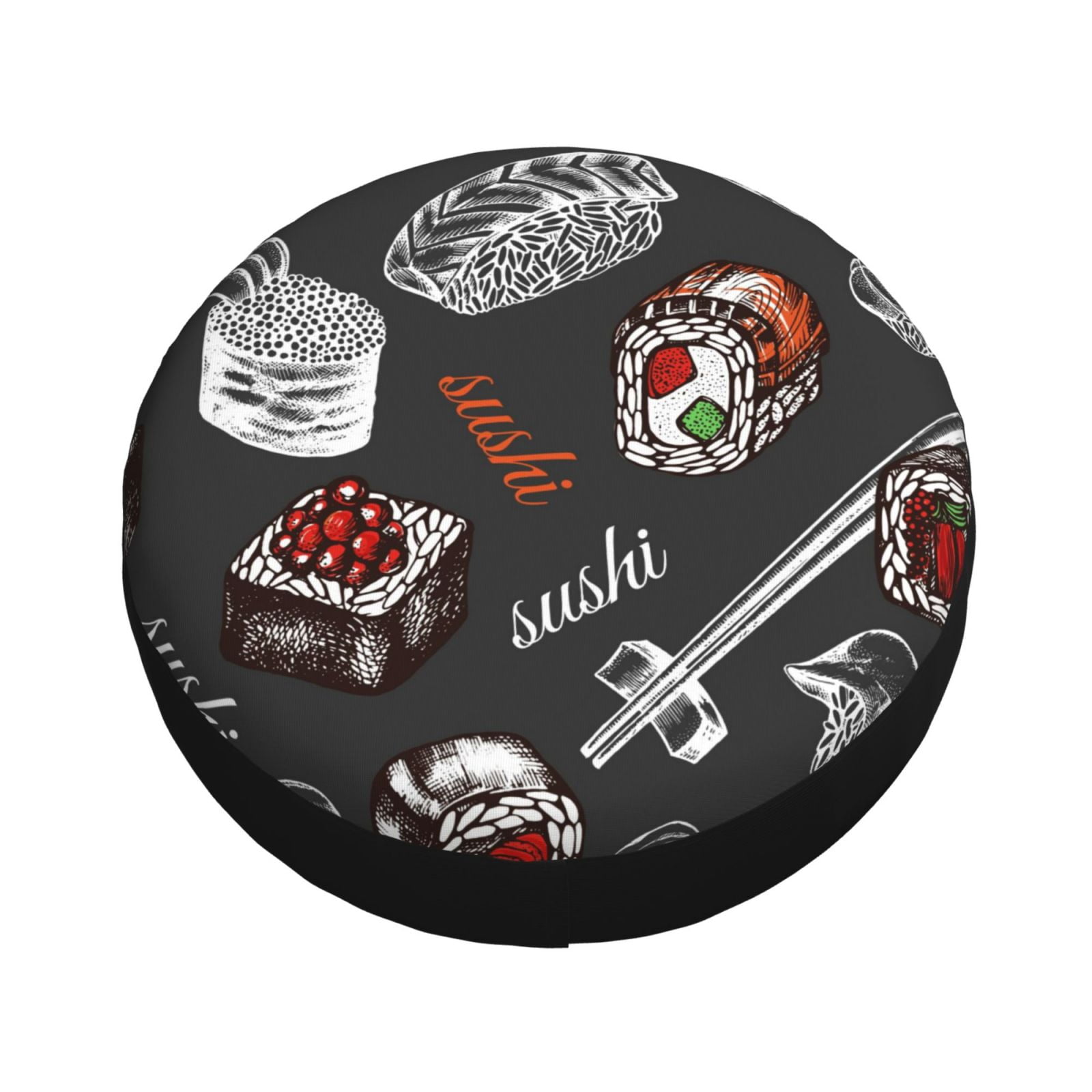 Fotbe Japanese Sushi Hashi Spare Tire Cover Thickening Universal Fit ...
