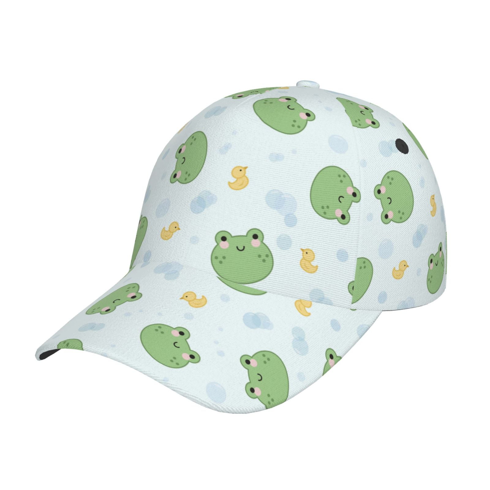 Fotbe Kawaii Frogs Baseball Cap, Kawaii Frogs Print Dad Hat,Outdoor Hat ...