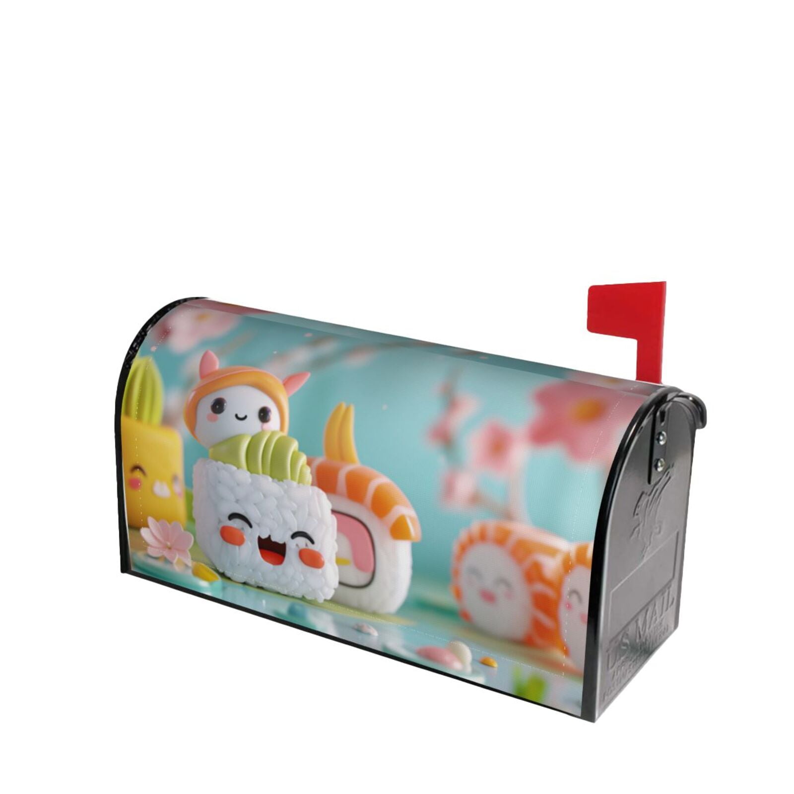 Fotbe Kawaii Sushi Characters Delight Mailbox Covers Post Letter Box ...