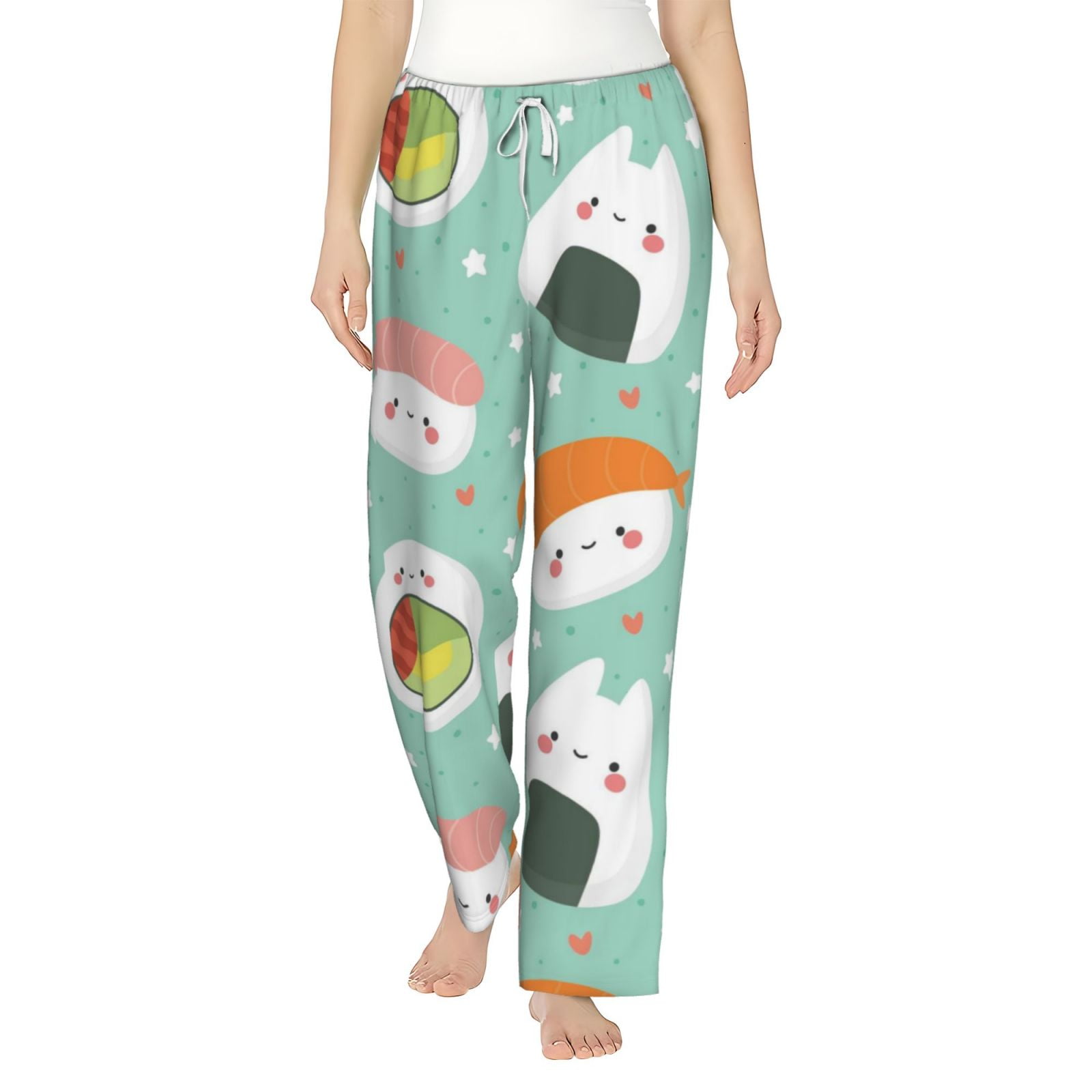 Fotbe Kawaii Sushi Women's Pajama Pants,Sleepwear Pants,Pj Bottoms ...