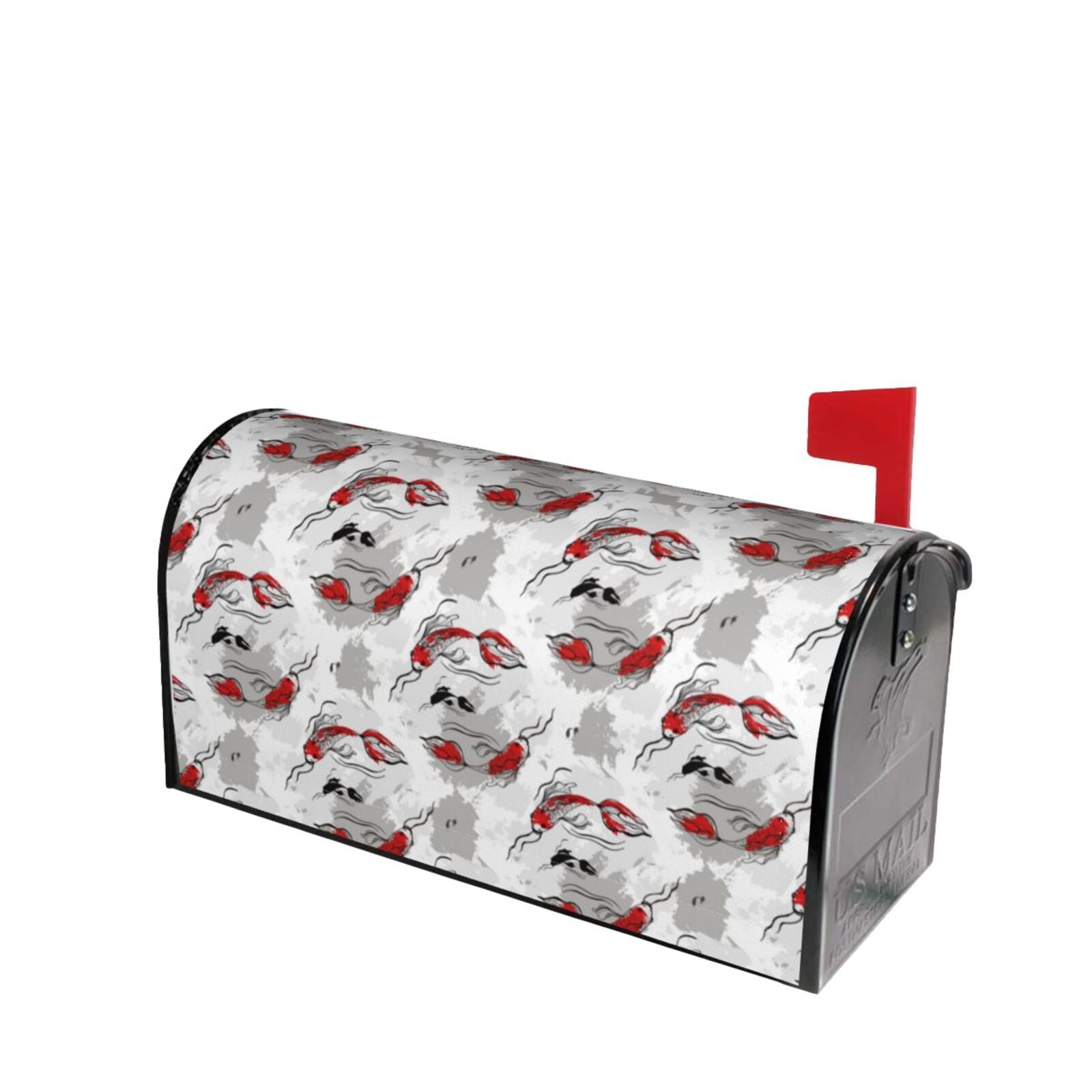 Fotbe Koi Fish Mailbox Covers Post Letter Box Cover Garden Decor ...