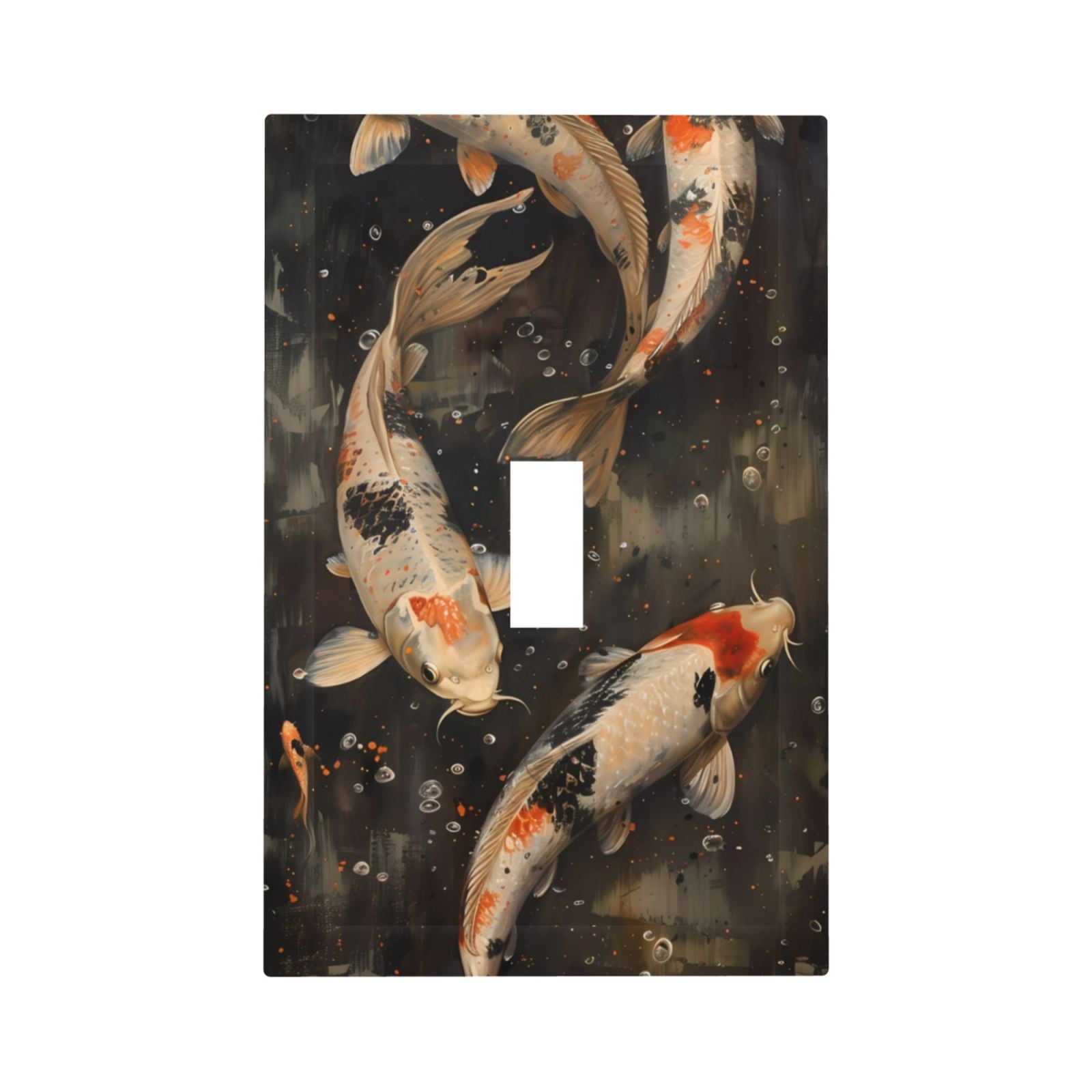 Fotbe Koi Fish Tranquility Print Duplex Receptacle Wall Plate, 1-Gang 5 ...