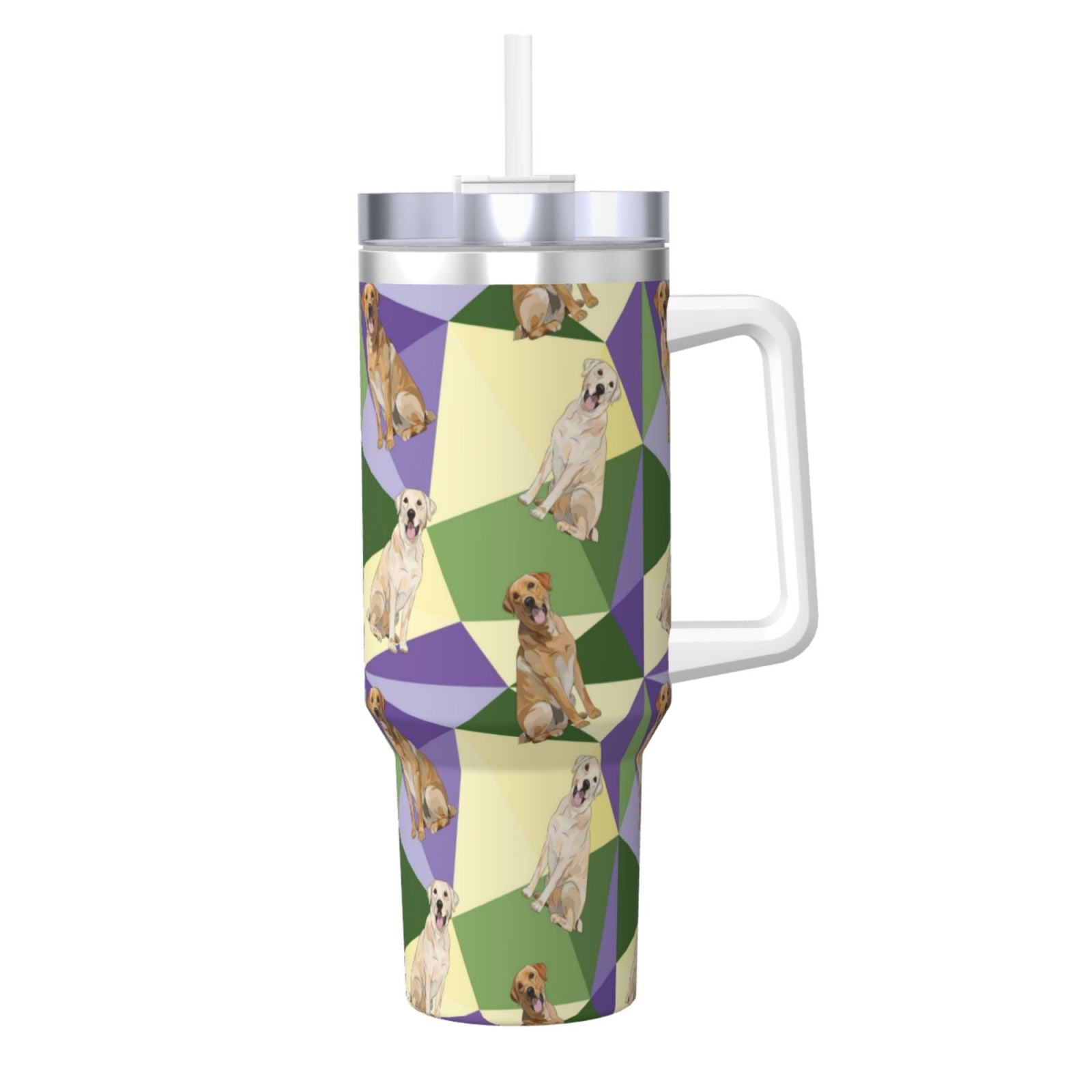 Fotbe Labrador Retriever Dog Pattern 40oz Ice Bully With Handle And ...