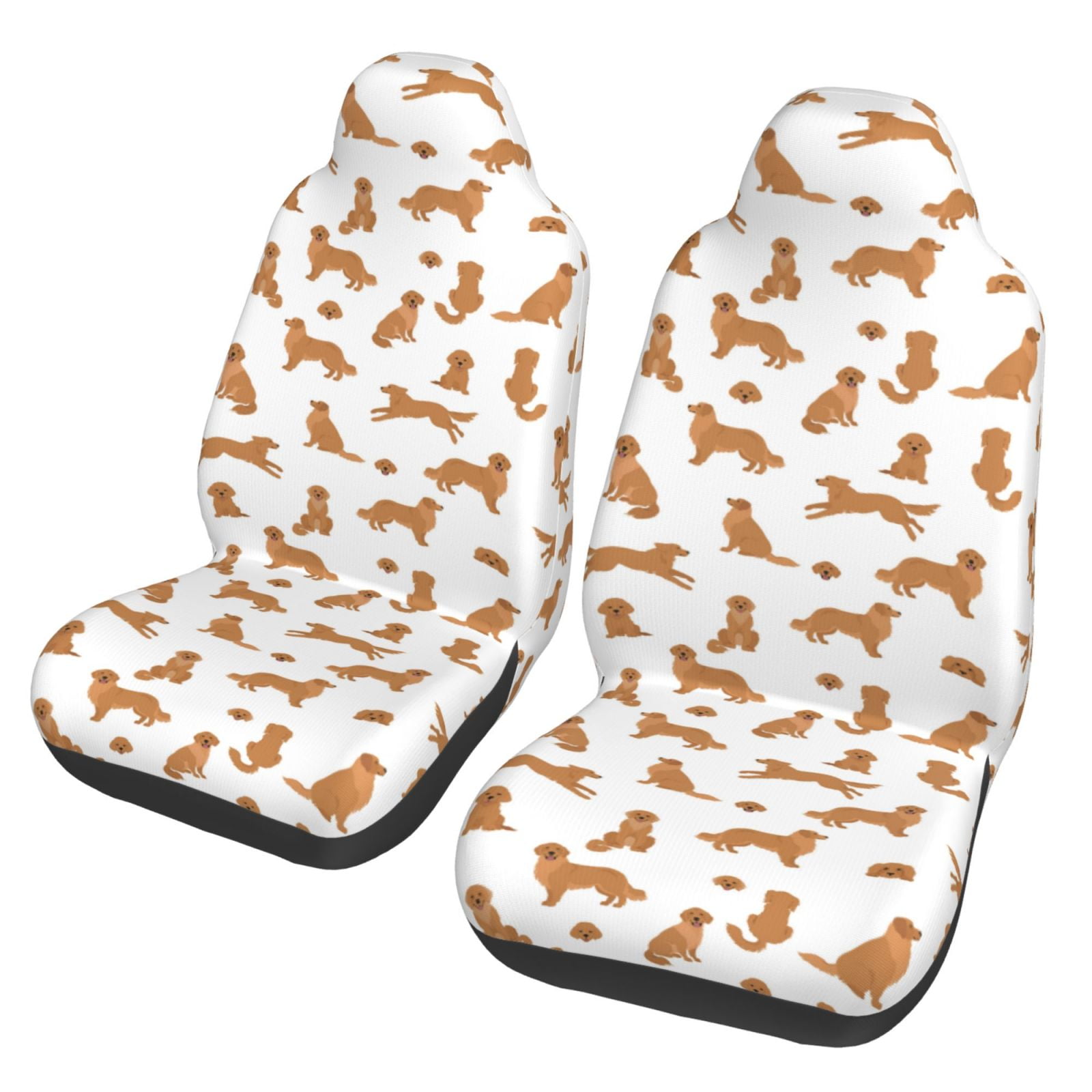 Fotbe Labrador Retriever Dog Pattern Automotive Seat Covers for Cars ...