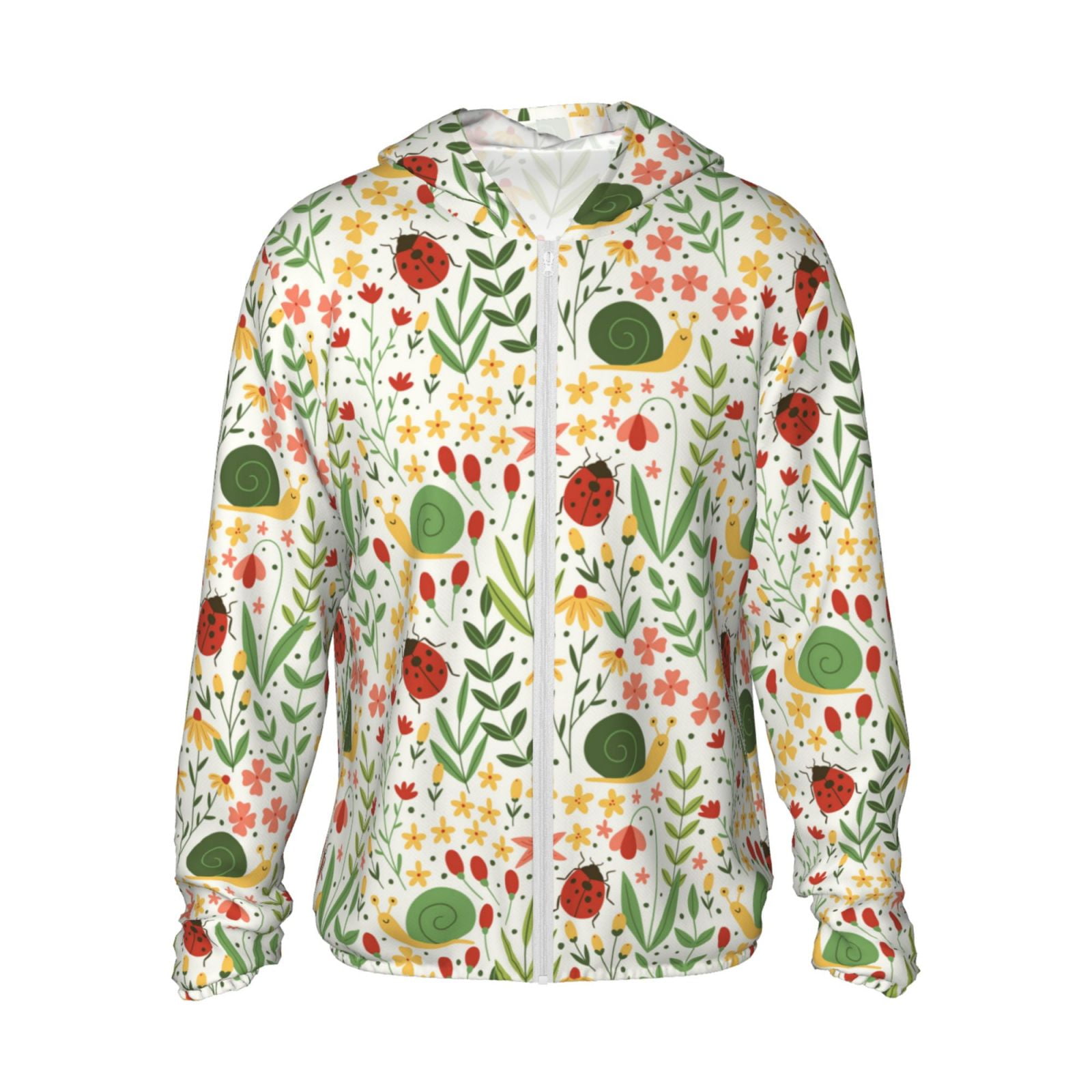 Fotbe Ladybug And Wild Flowers Men's Women's UPF 50+ Sun Protection ...