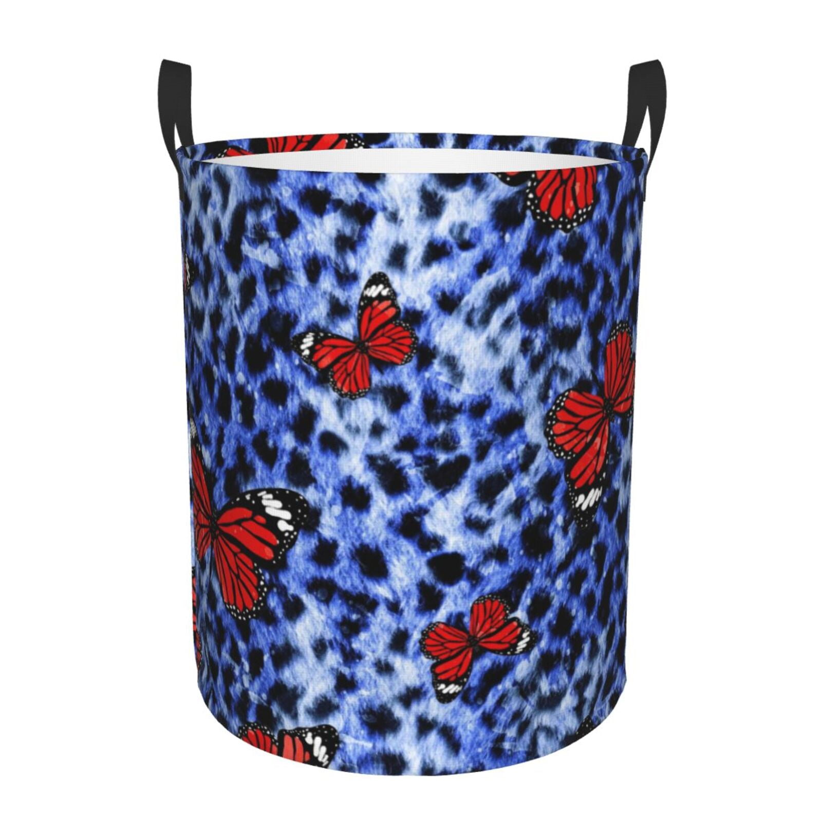 Fotbe Laundry Hamper With Durable Leather Laundry Basket Abstract ...