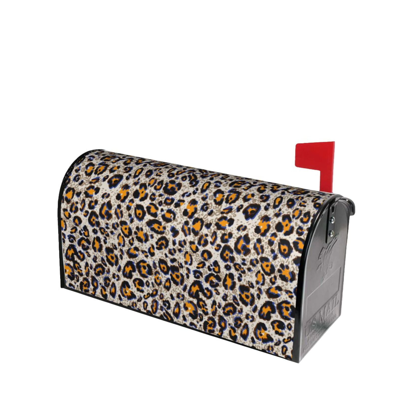 Fotbe Leopard Mailbox Covers Post Letter Box Cover Garden Decor ...