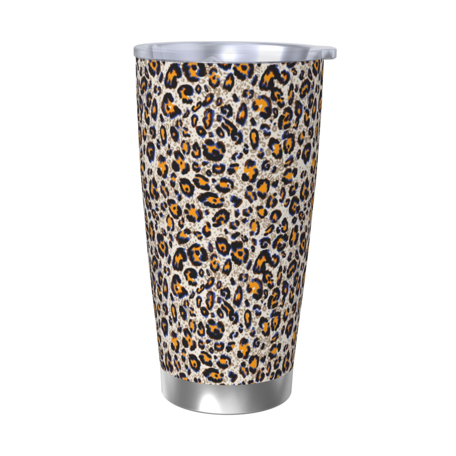 Fotbe Leopard Pattern 20 oz Tumbler Stainless Steel Vacuum Insulated ...
