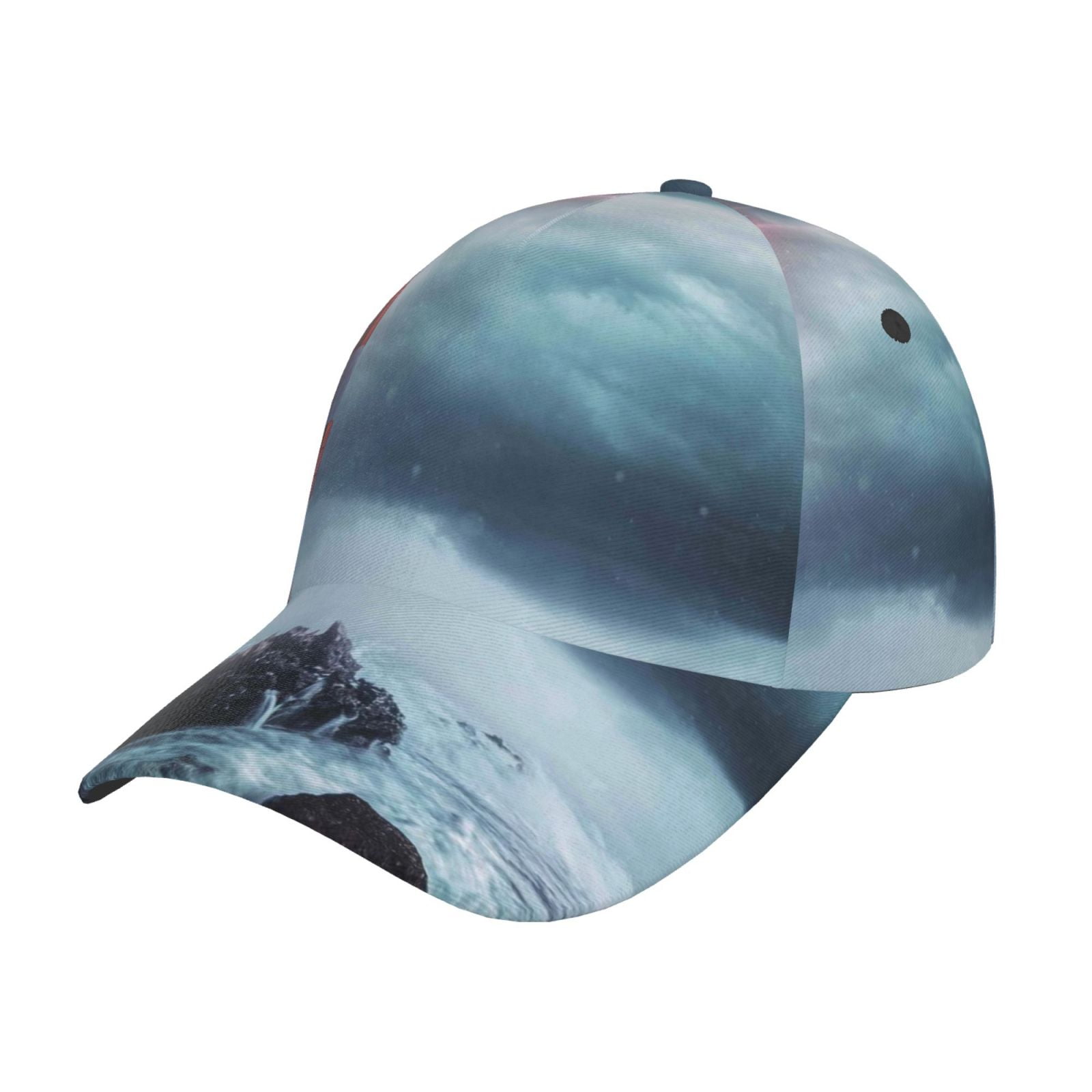 Fotbe Lighthouse In A Stormy Sea Baseball Cap, Lighthouse In A Stormy ...